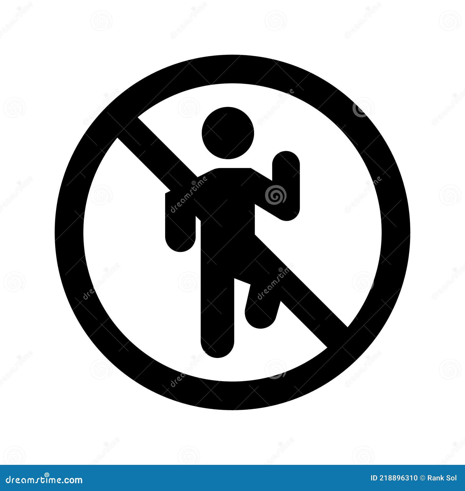 Stop Dance Isolated Vector Icon Which Can Easily Modify or Edit Stock ...