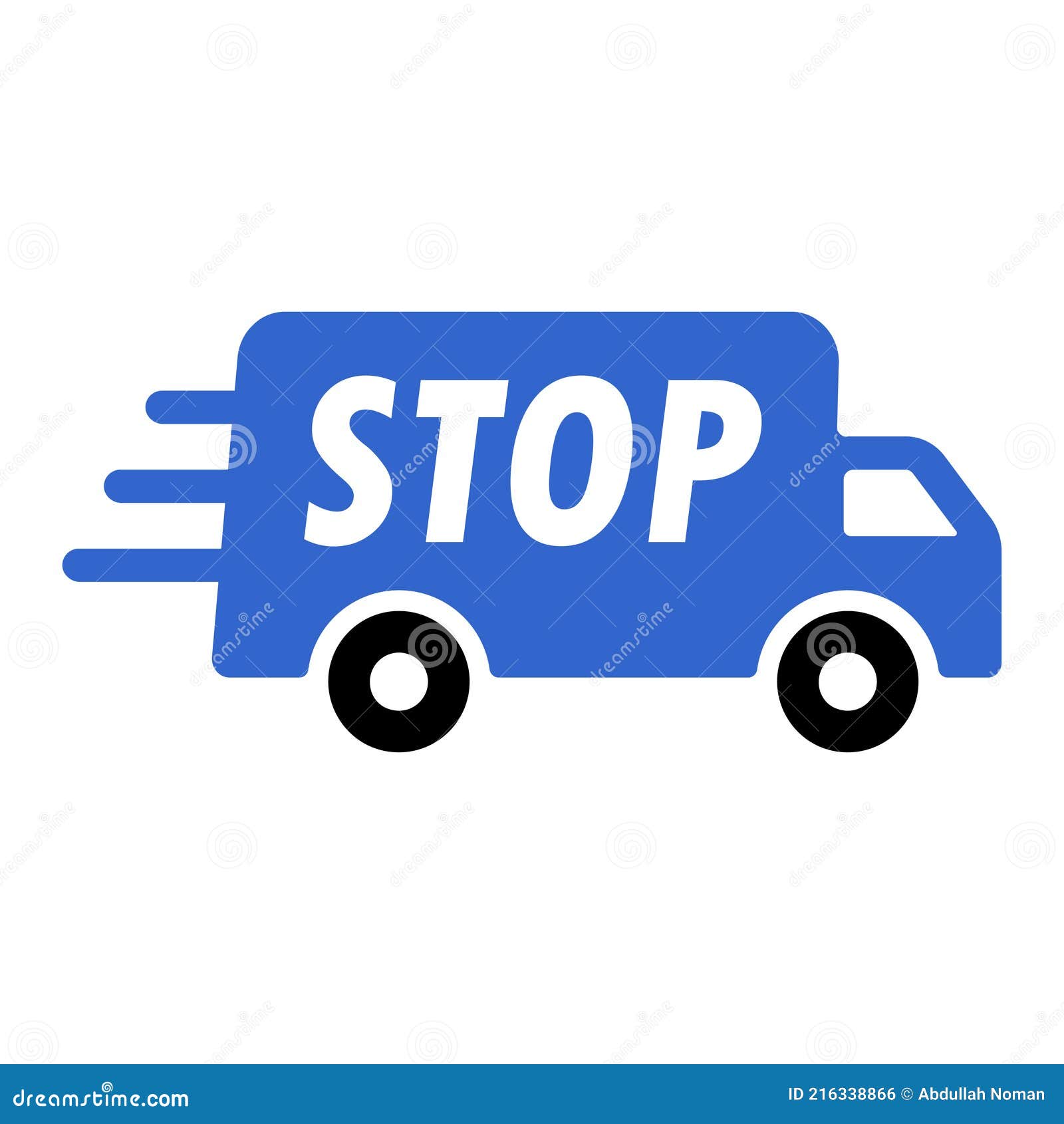 Stop delivery icon design stock vector. Illustration of food - 216338866