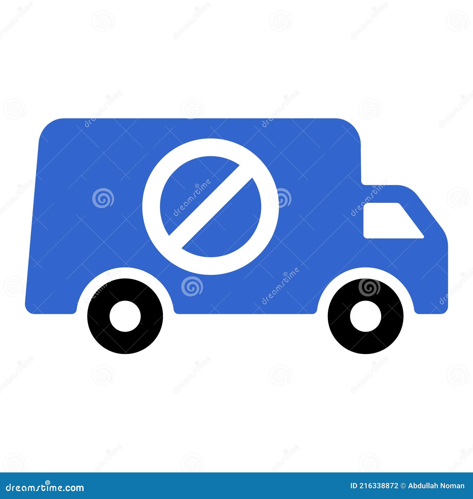 Stop delivery icon design stock vector. Illustration of quick - 216338872