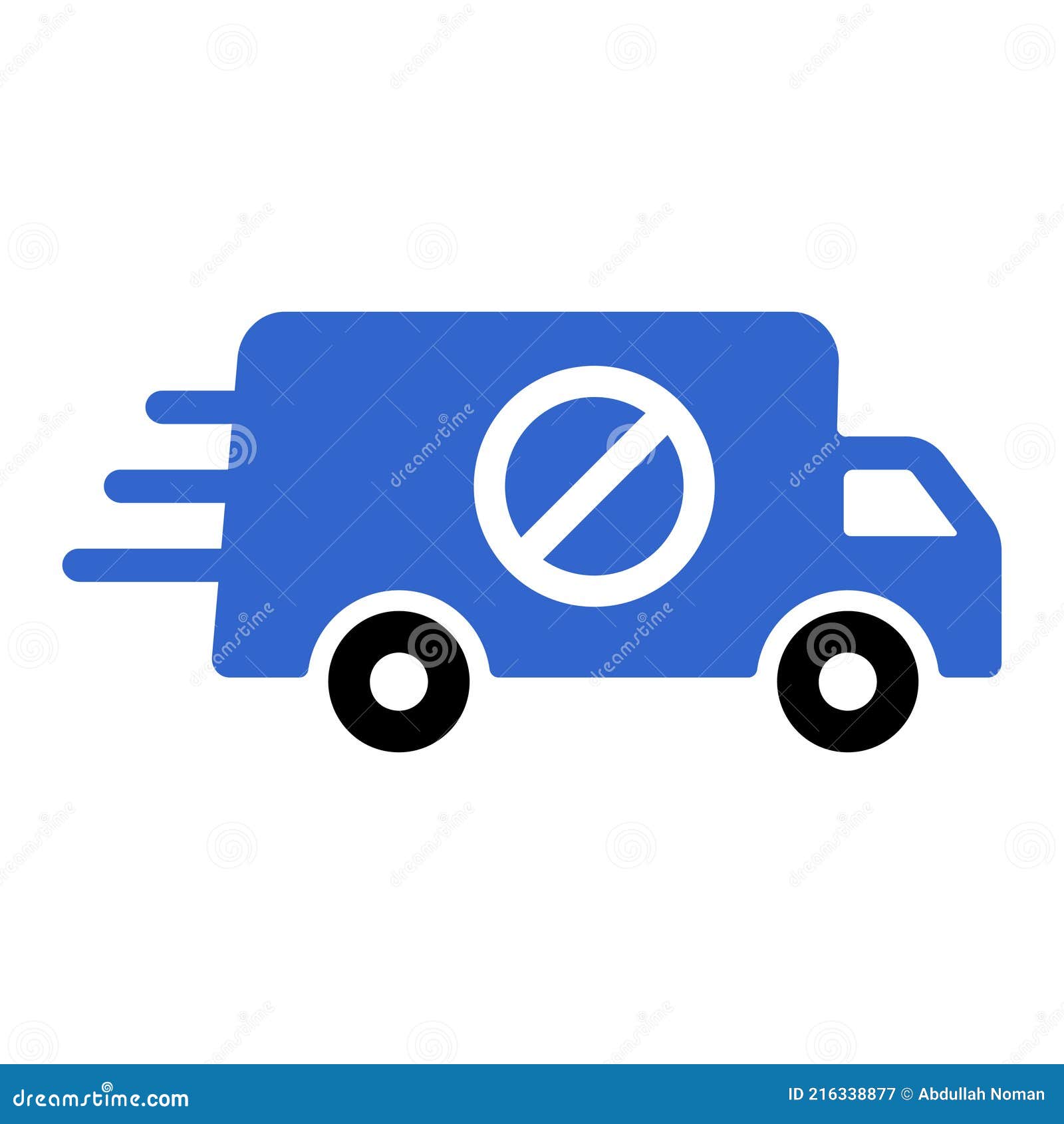 Stop delivery icon design stock vector. Illustration of order - 216338877