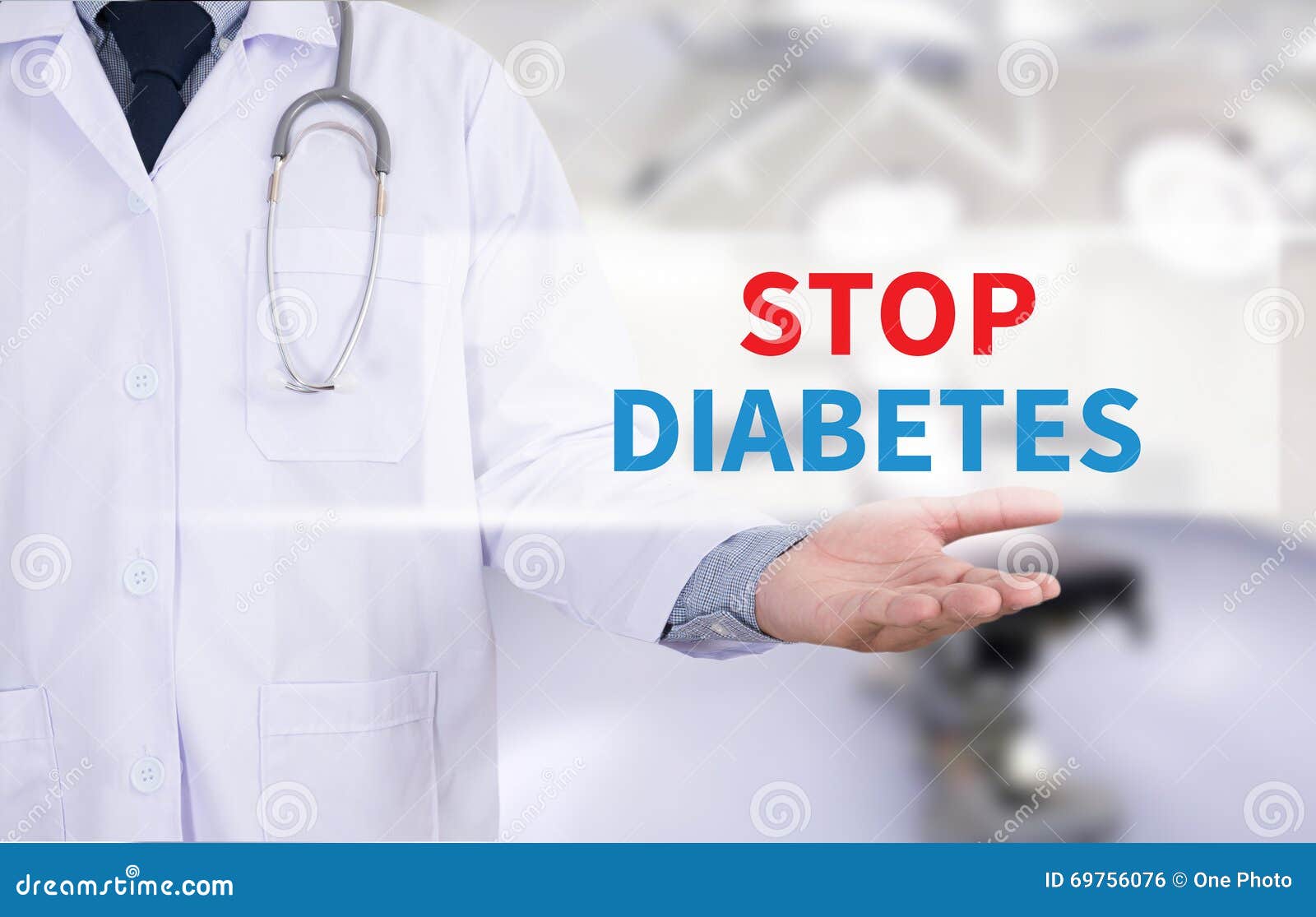 Stop Diabetes Sign On A White Paper Sheet With Sugar Cubes On Wooden ...