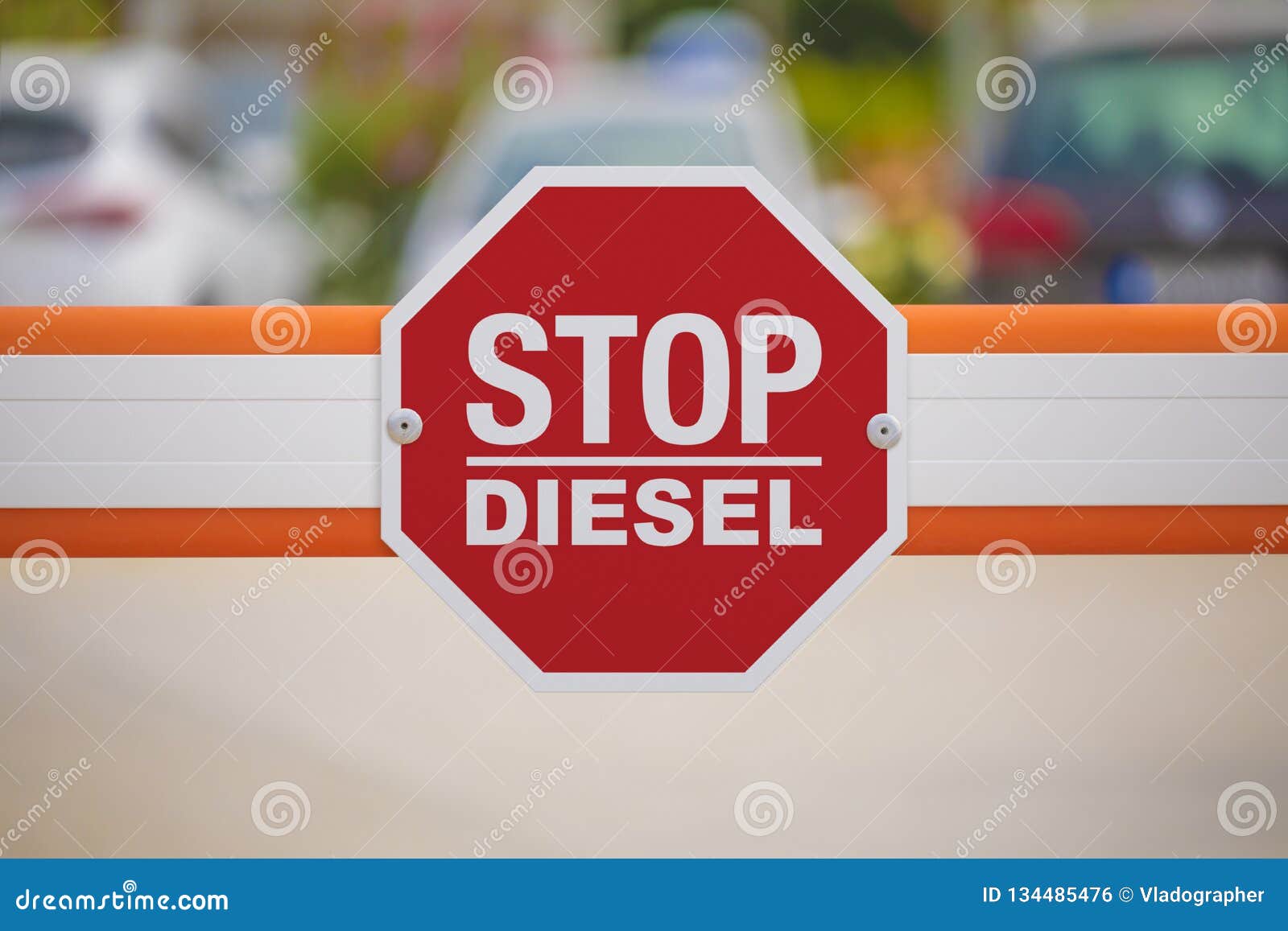 Stop Diesel Sign stock photo. Image of closed, entry - 134485476