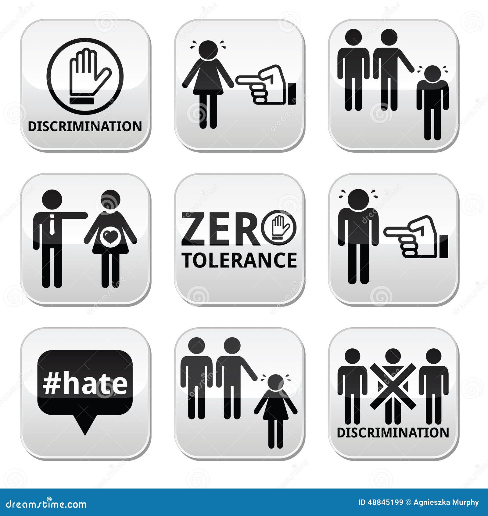 Caste Discrimination - Type Of Discrimination - Word Cloud Stock ...