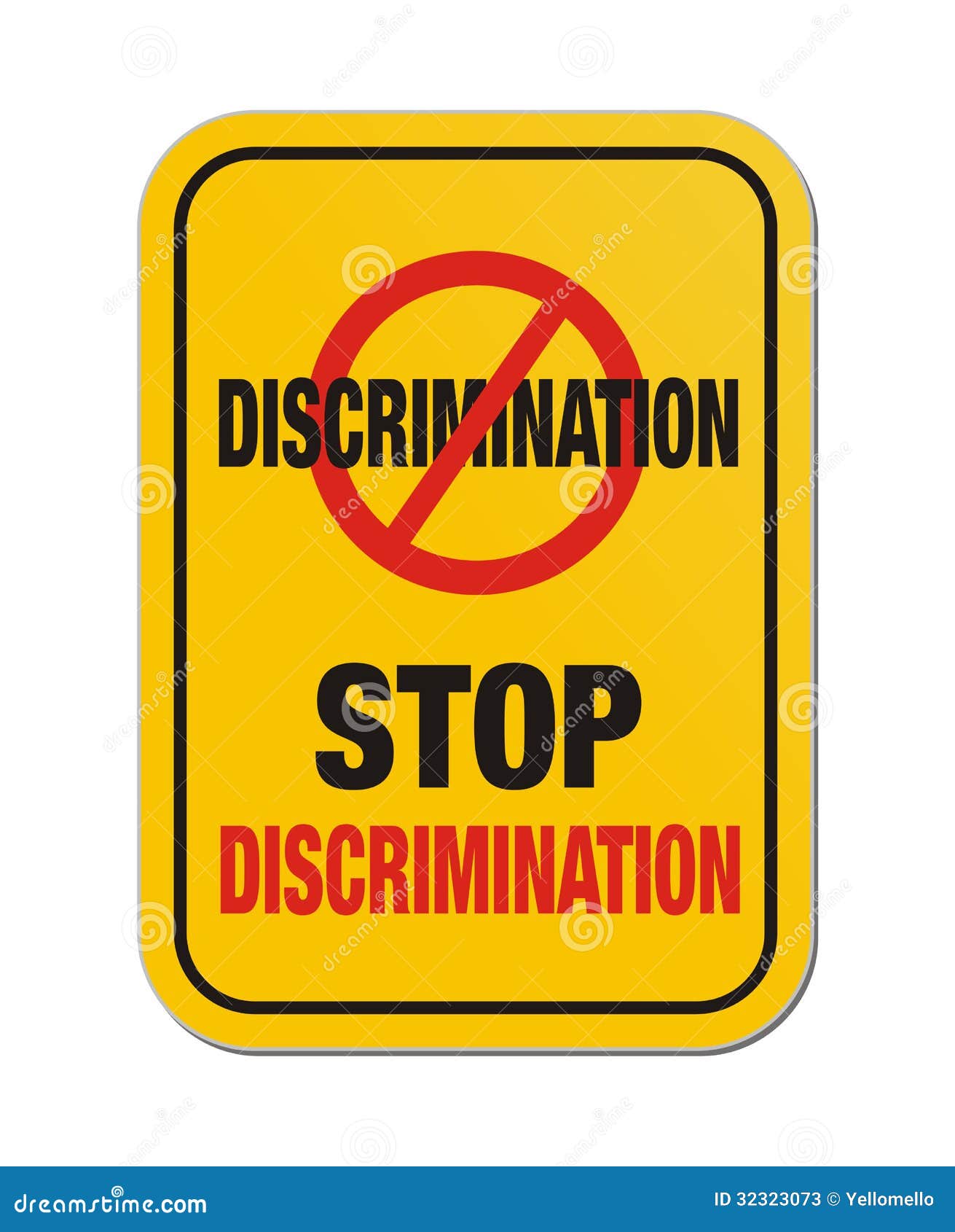 No Discrimination Sign