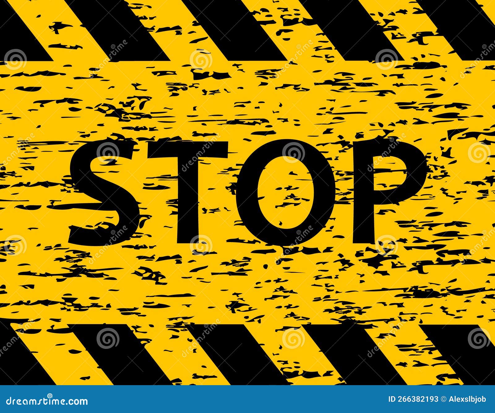 Stop. Do Not Cross. Increased Danger. the Tape is Protective Yellow ...