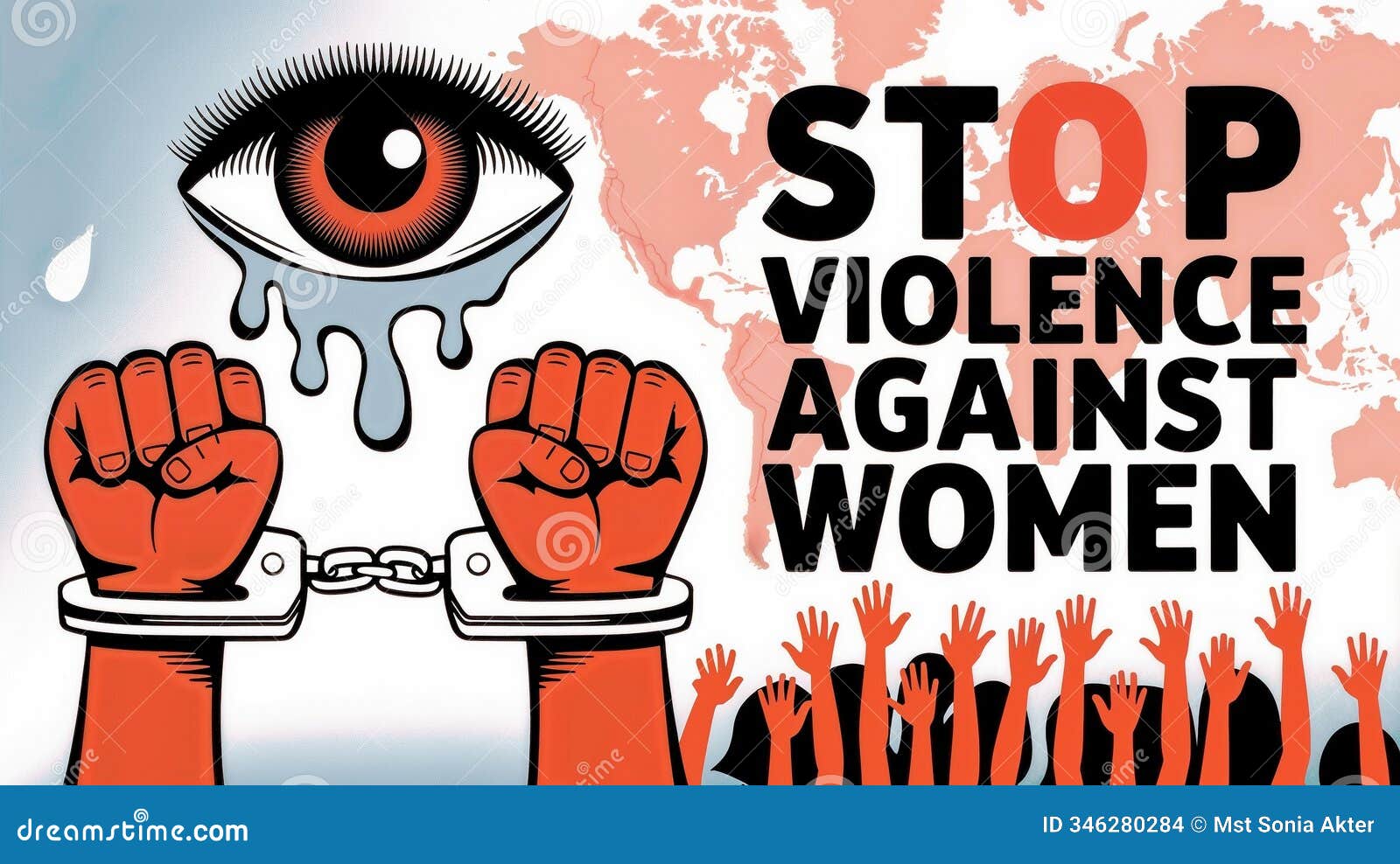 Stop, Domestic Violence, Creative Social Issue, Flat Illustration ...
