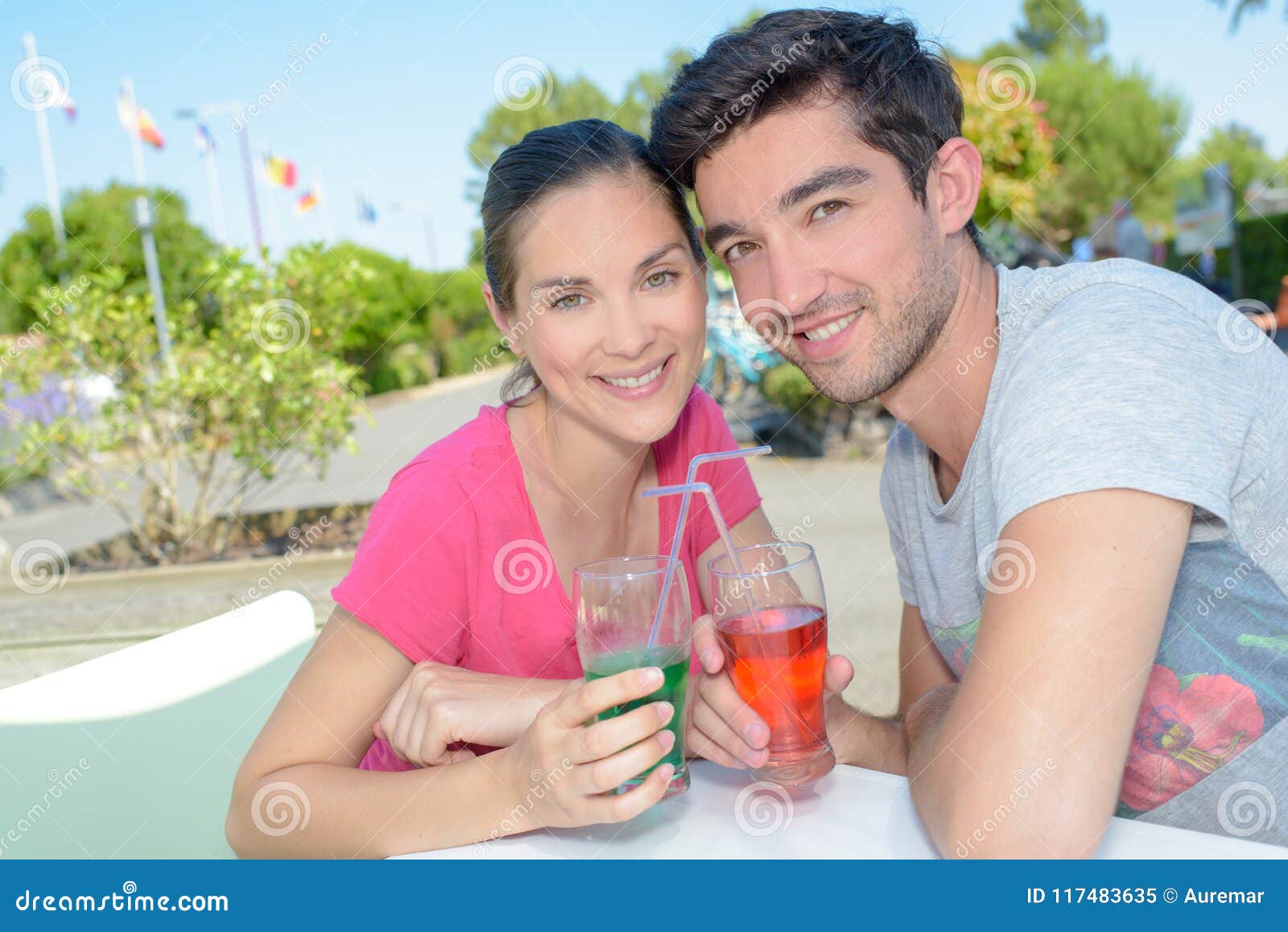 Stop for a drink stock image. Image of treat, summer - 117483635