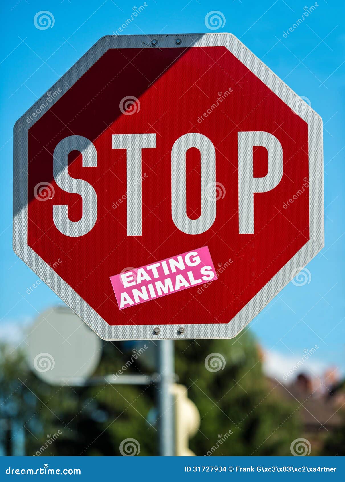 Stop eating animals stock photo. Image of eating, ideas - 31727934