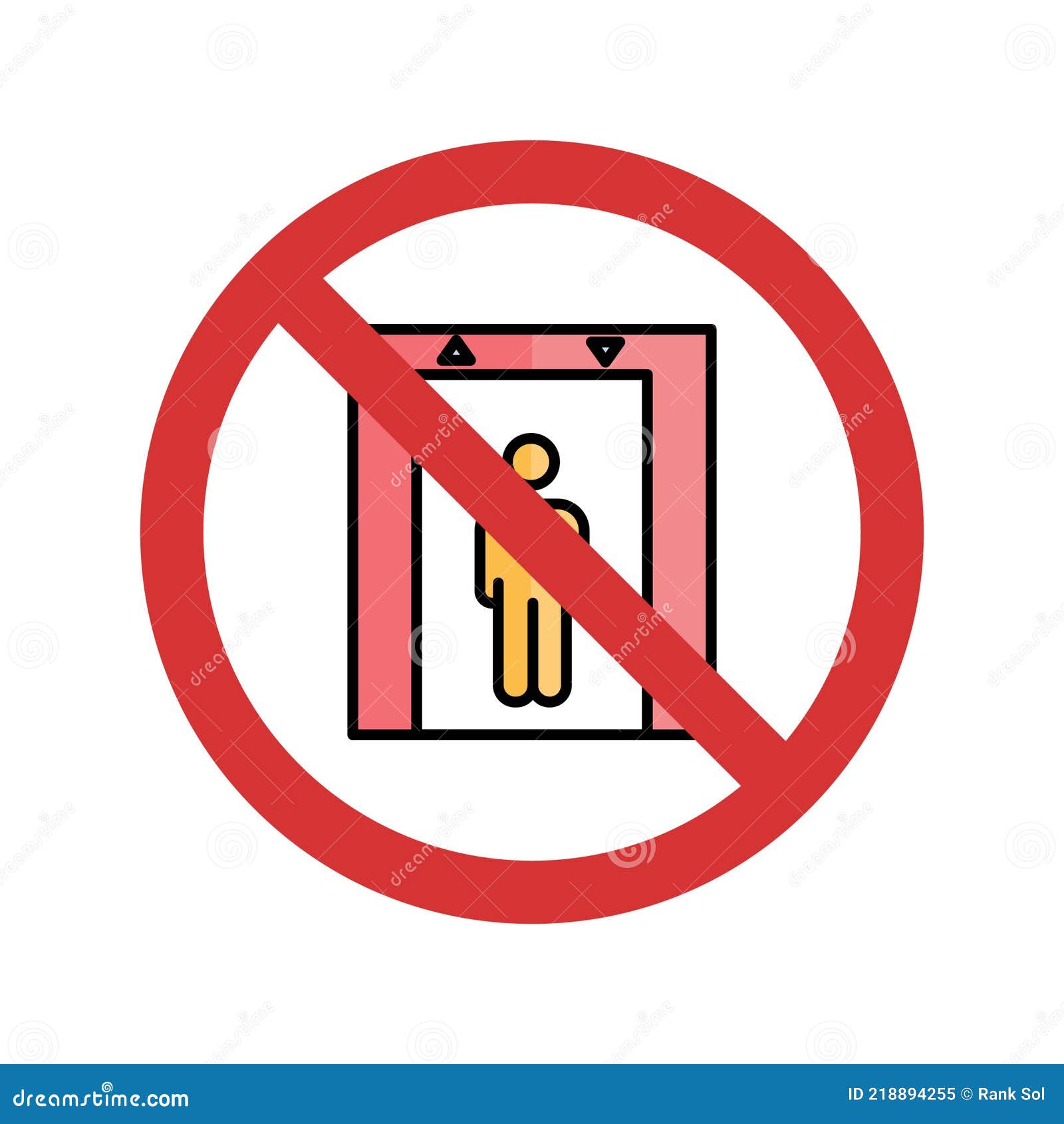 Stop Elevator Isolated Vector Icon Which Can Easily Modify or Edit ...