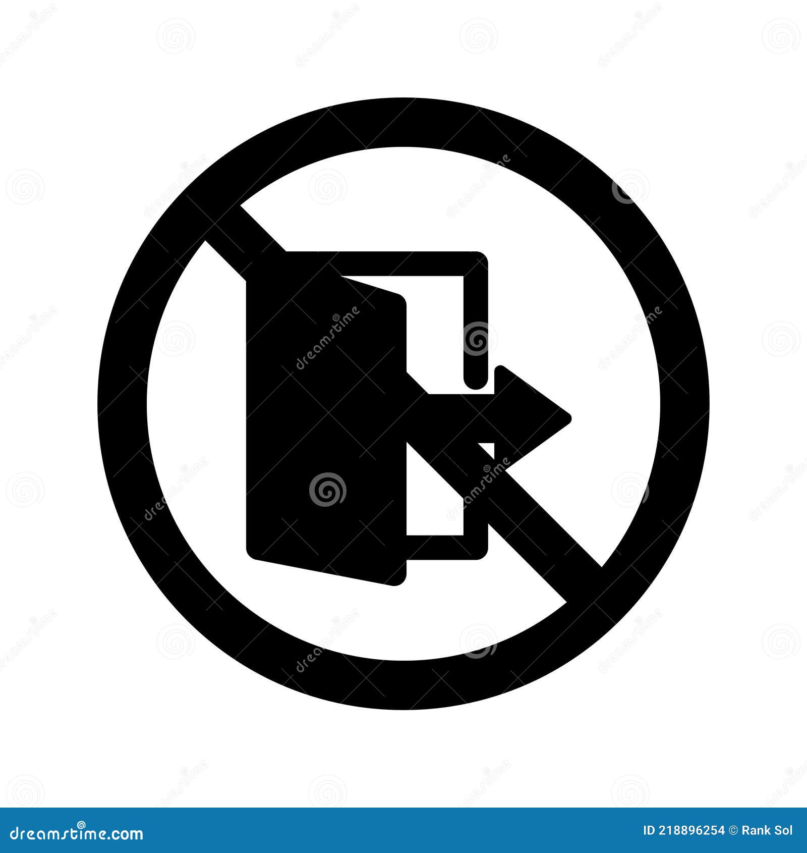 Stop Enter Isolated Vector Icon Which Can Easily Modify or Edit Stock ...