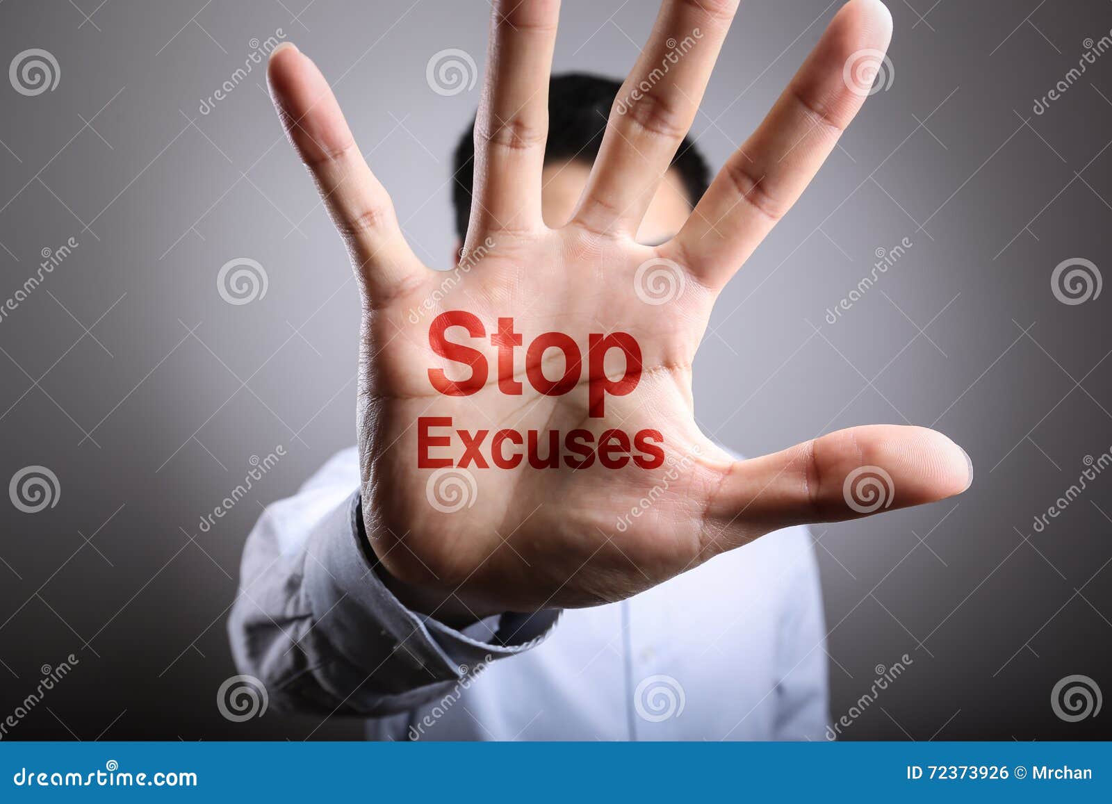 Stop Excuses Concept stock photo. Image of telling, concept - 72373926
