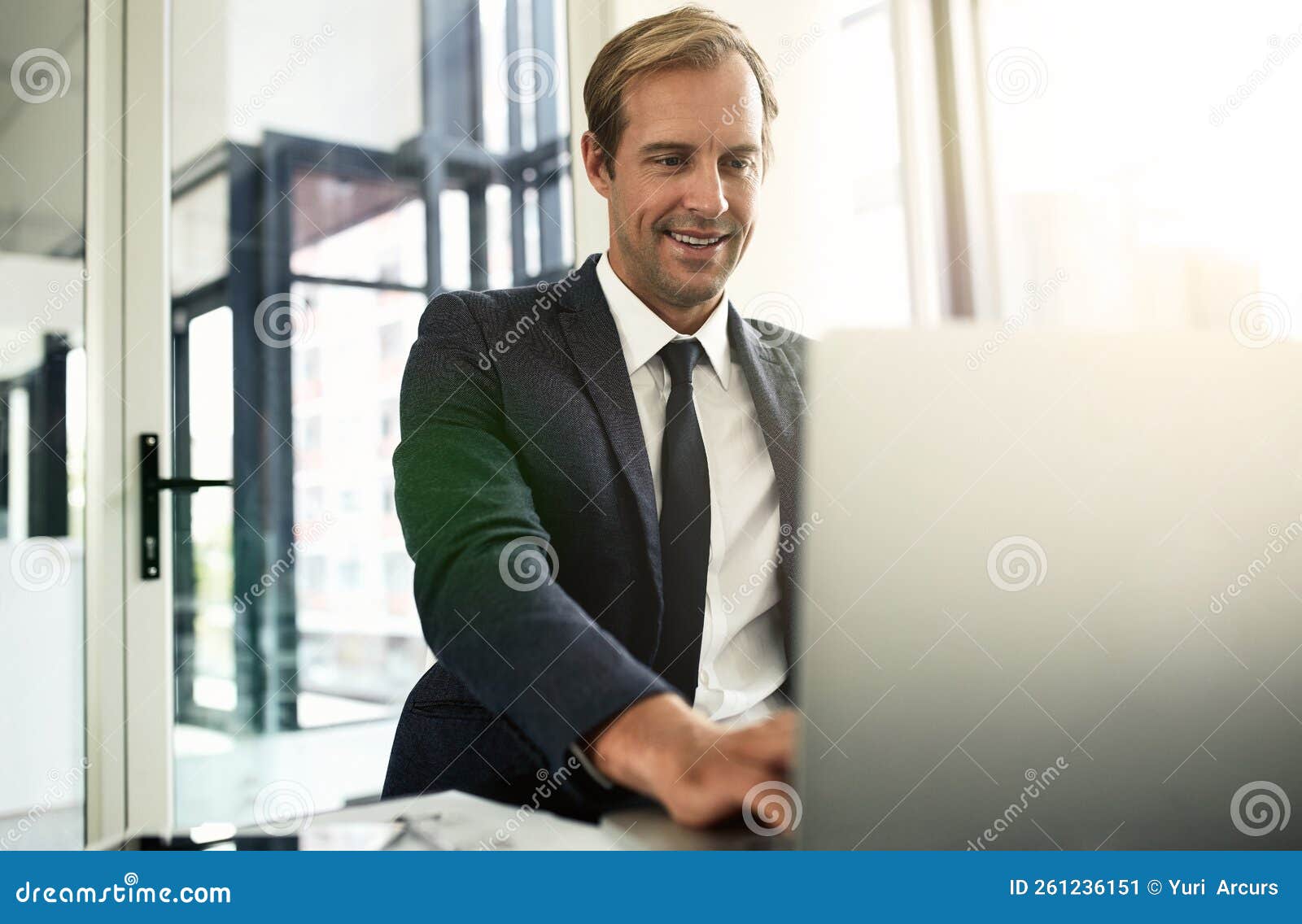 Stop Feeling Digital and Start Being Digital. a Businessman Using His ...