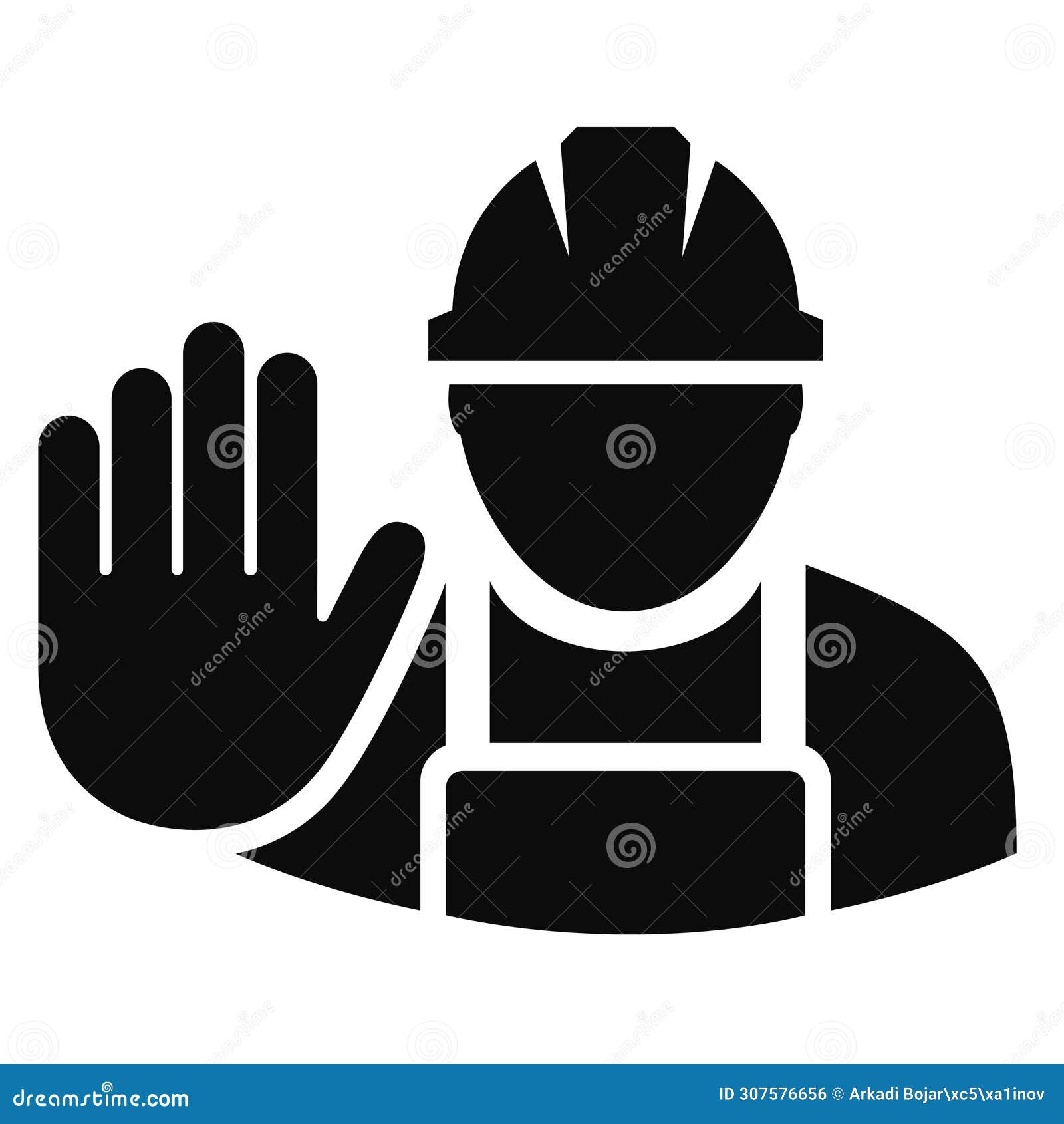 Construction Area Outline Detailed View Of Excavation And Pipe ...