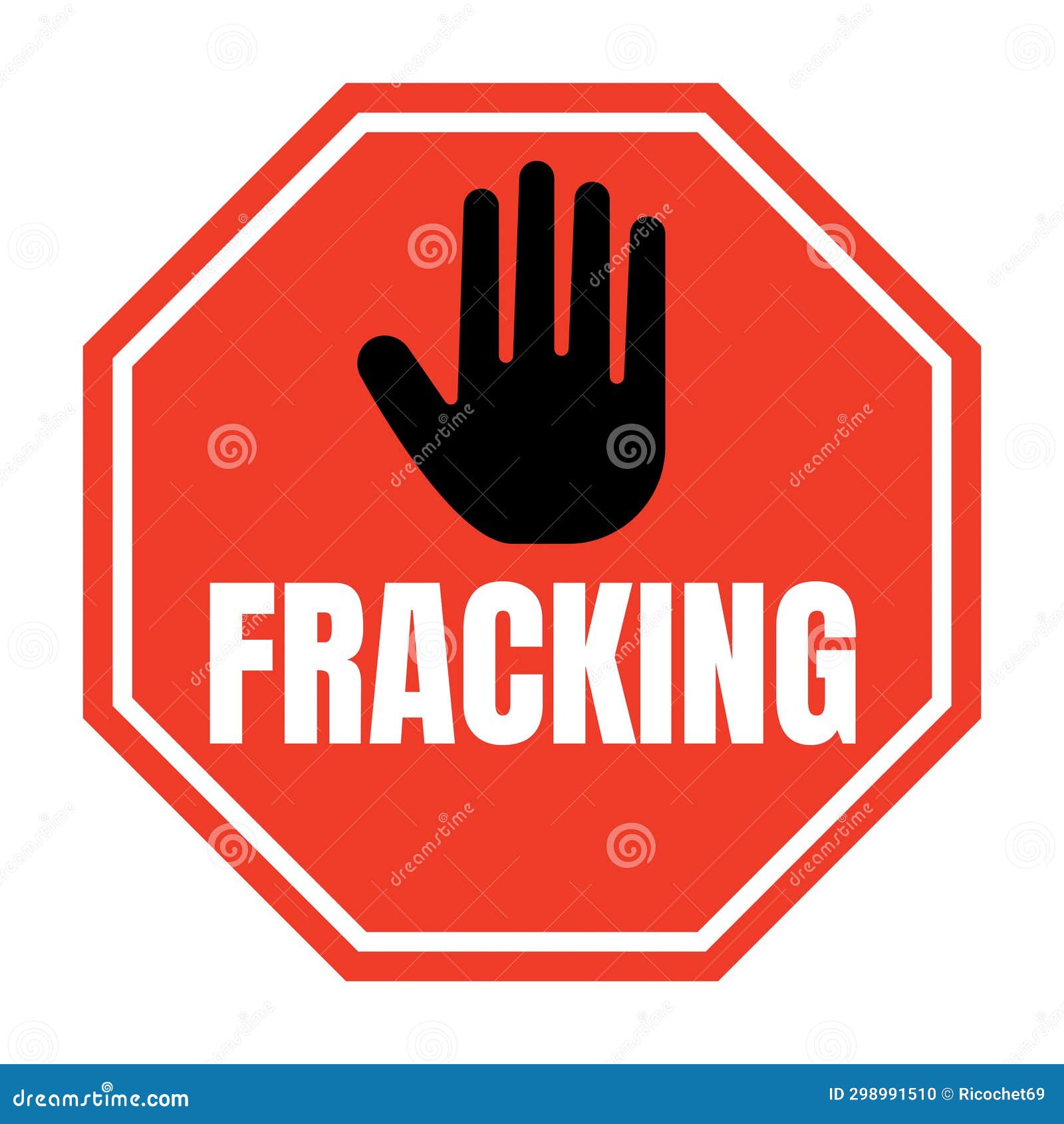 Stop fracking symbol icon stock illustration. Illustration of geology ...