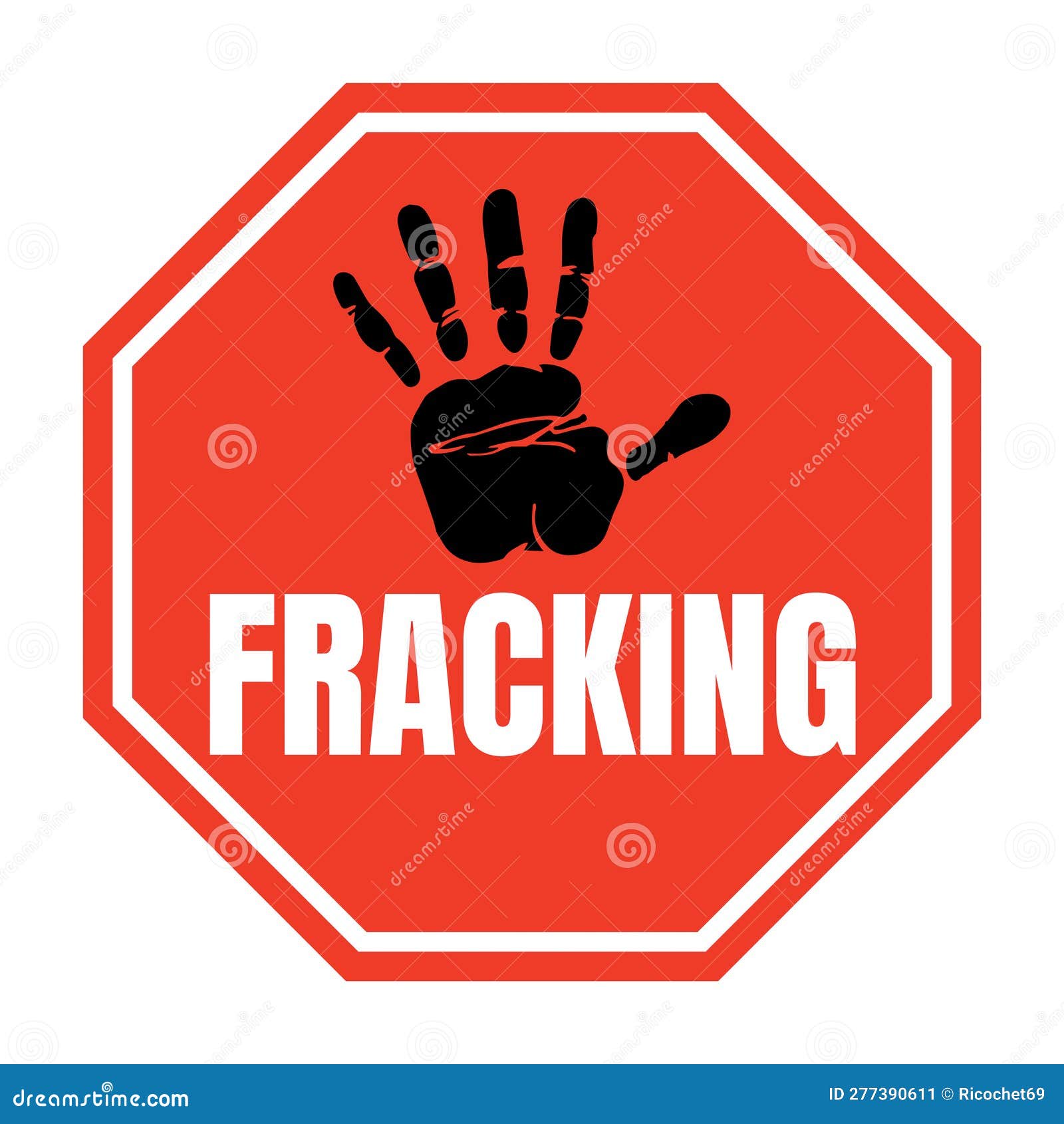 Stop fracking symbol icon stock illustration. Illustration of energy ...