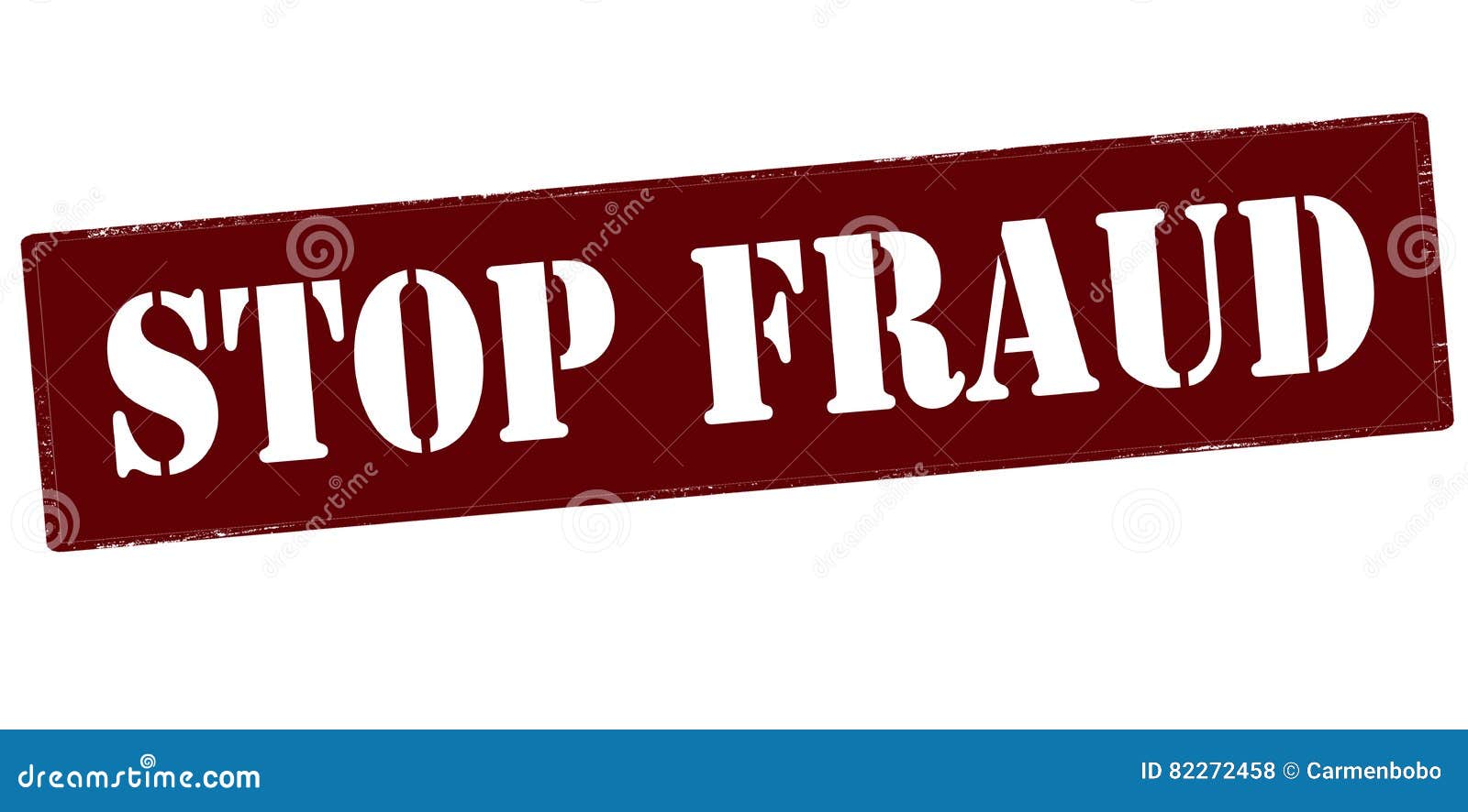 Stop fraud stock vector. Illustration of sign, grungy - 82272458