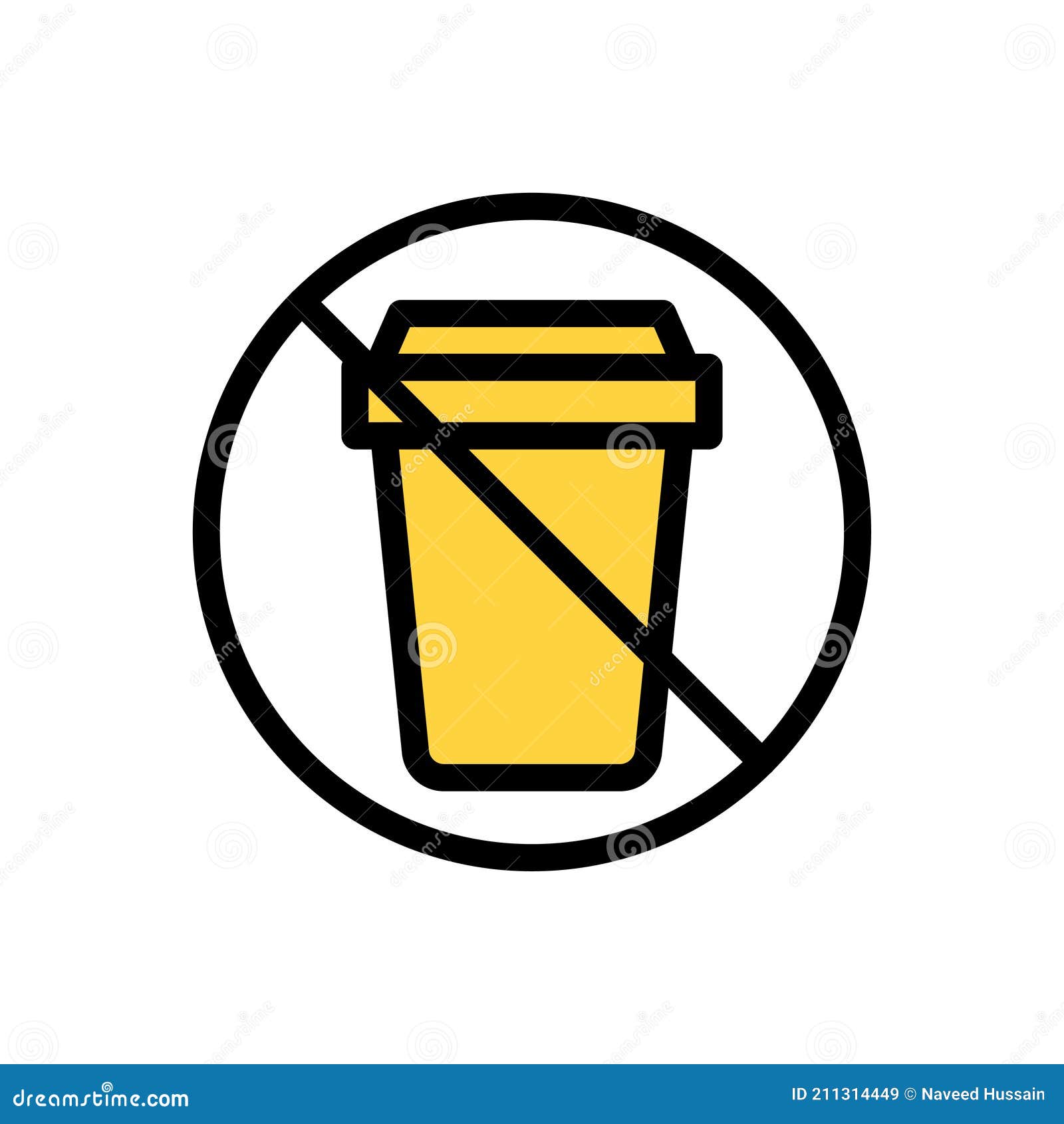Stop garbage stock vector. Illustration of flicks, icon - 211314449