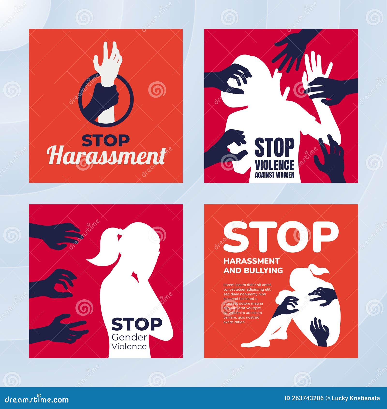 Stop Gender Violence Against Women Stock Illustration - Illustration of ...