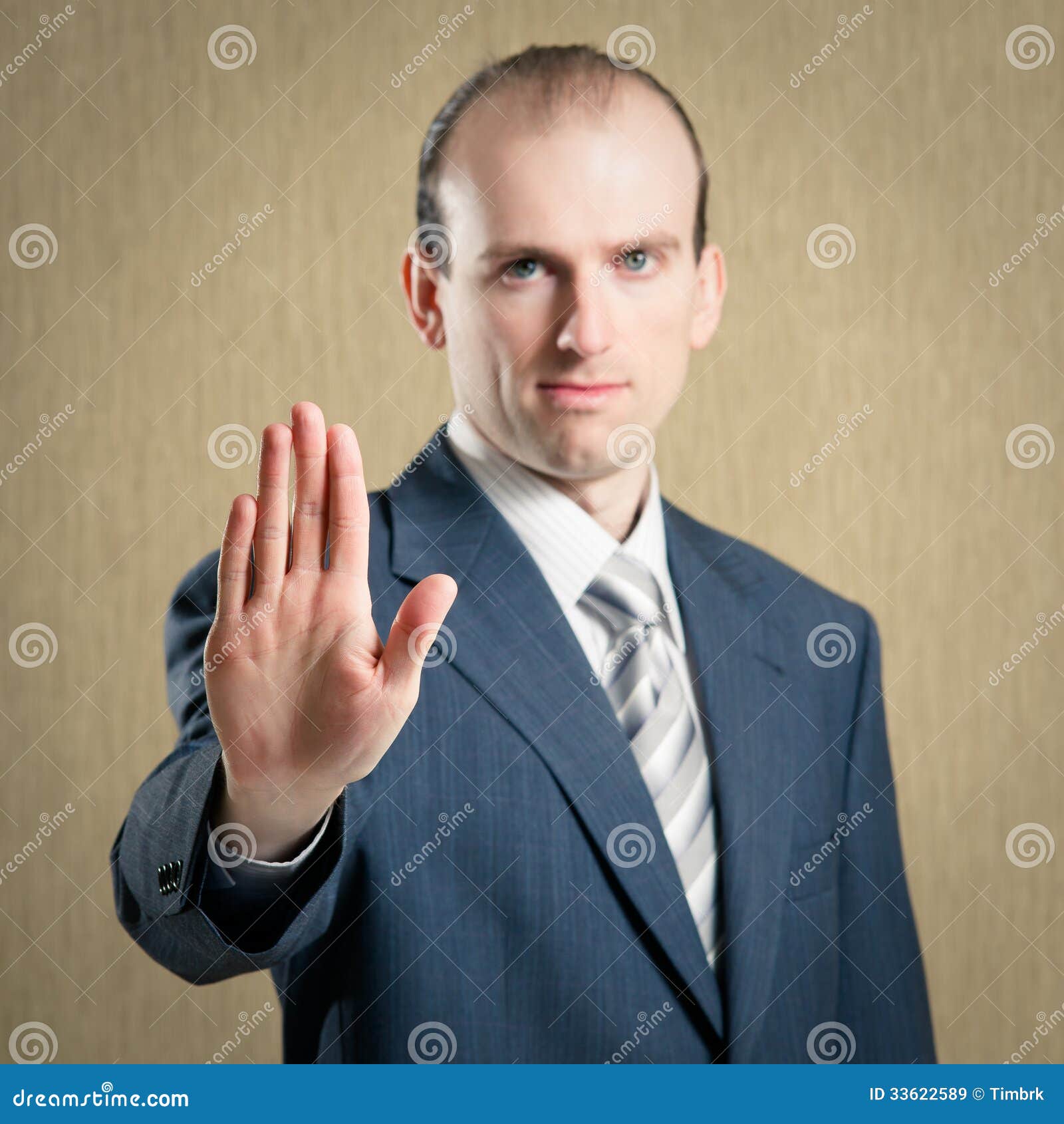 Stop gesture stock image. Image of businessman, making - 33622589