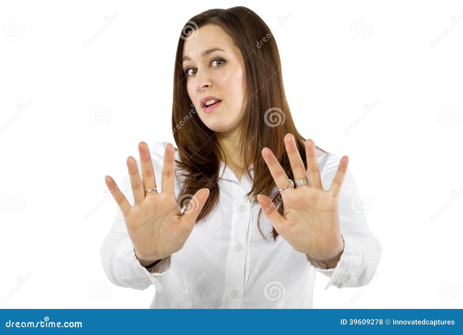 Stop Gesture stock photo. Image of block, female, refusal - 39609278