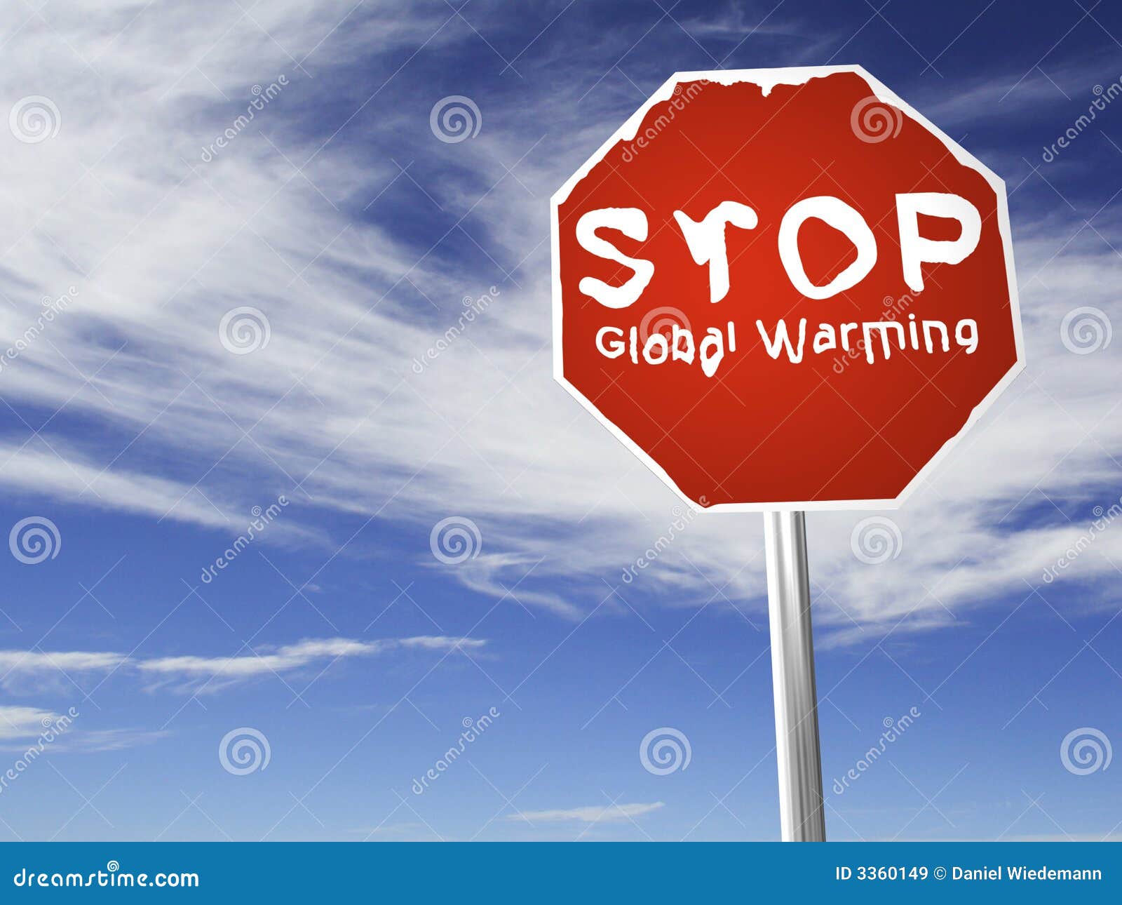 STOP Global Warming! stock illustration. Illustration of hold - 3360149