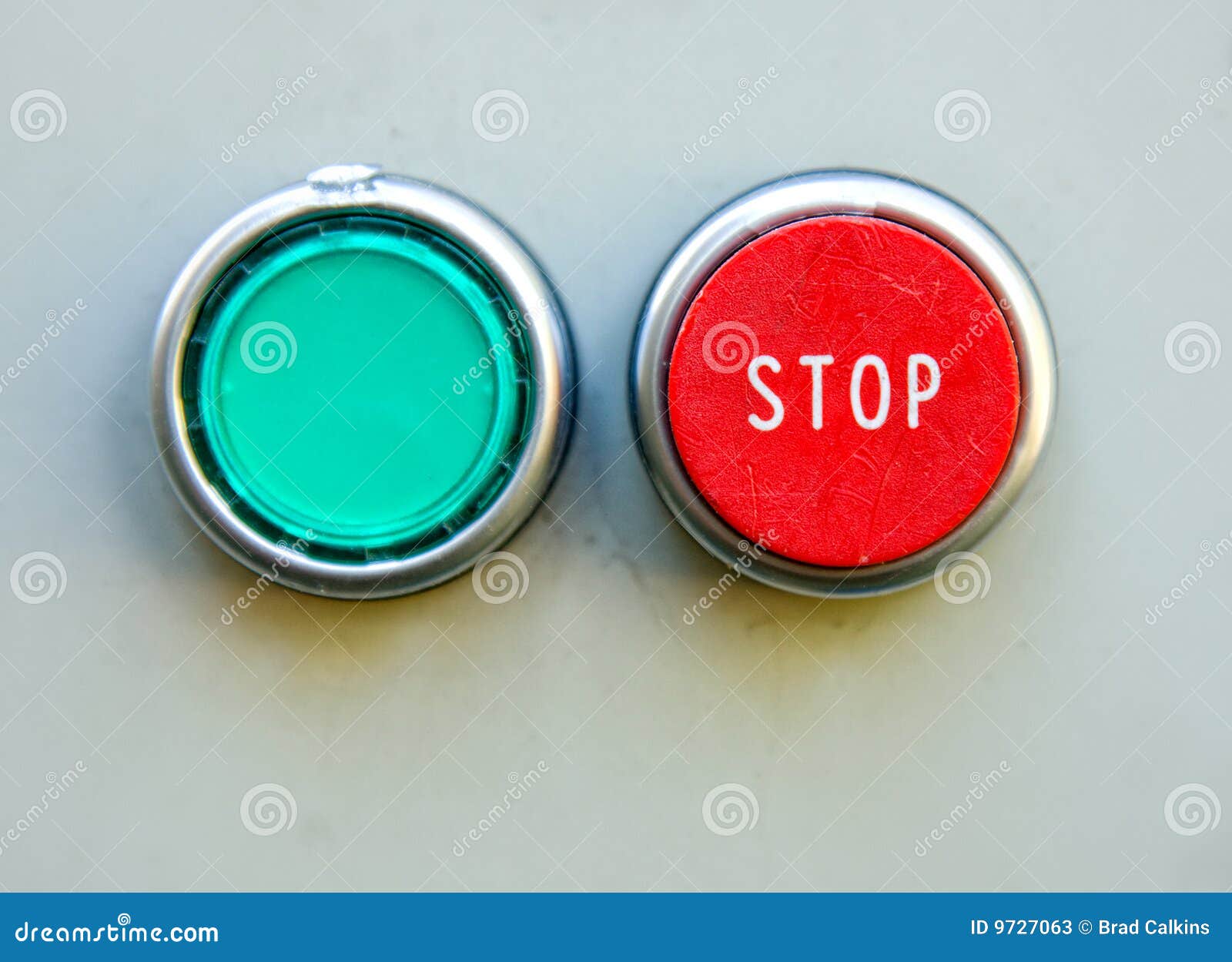 Stop / go stock image. Image of machinery, button, machine - 9727063