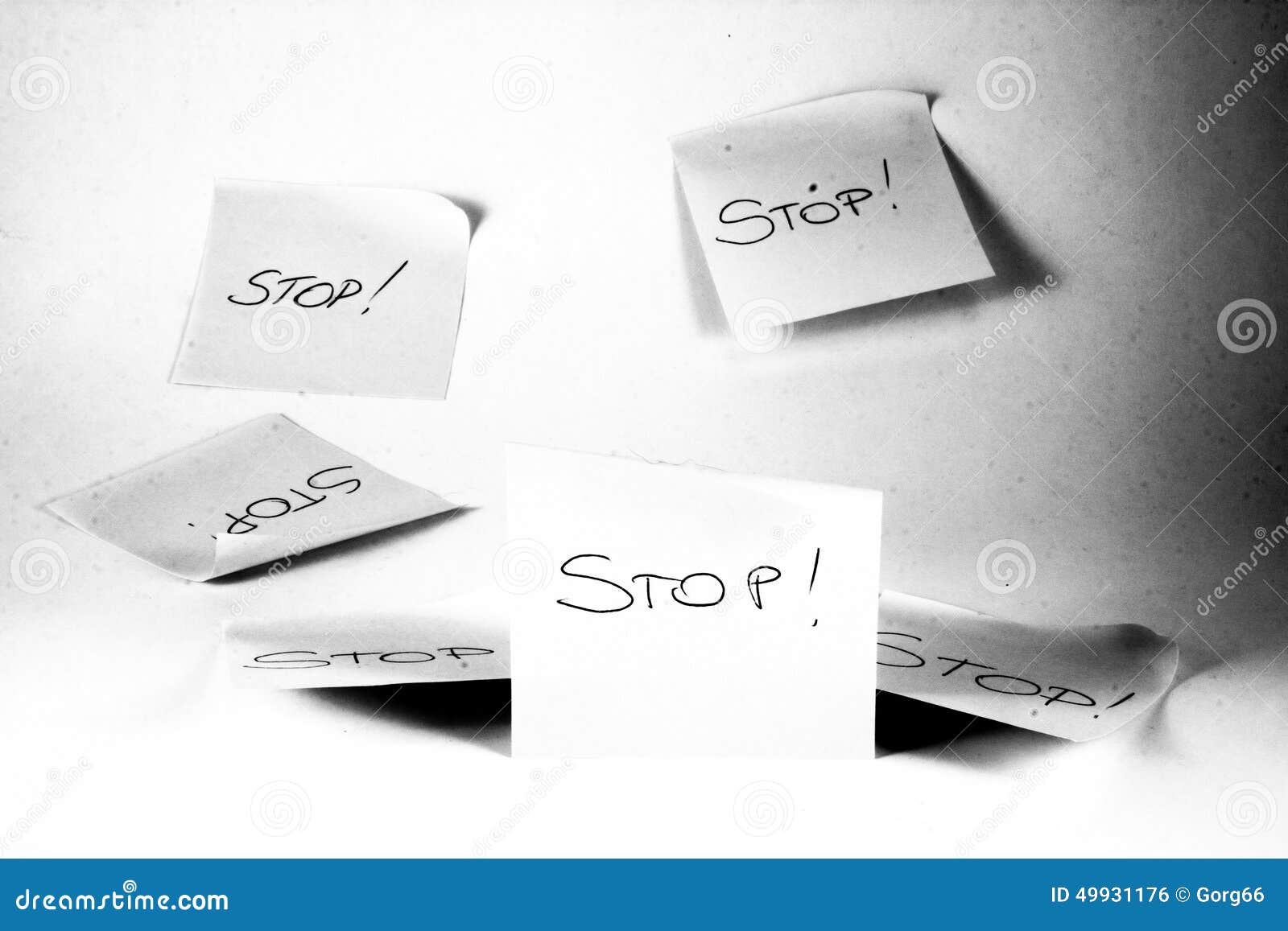 Stop stock photo. Image of sticky, heart, page, stop - 49931176