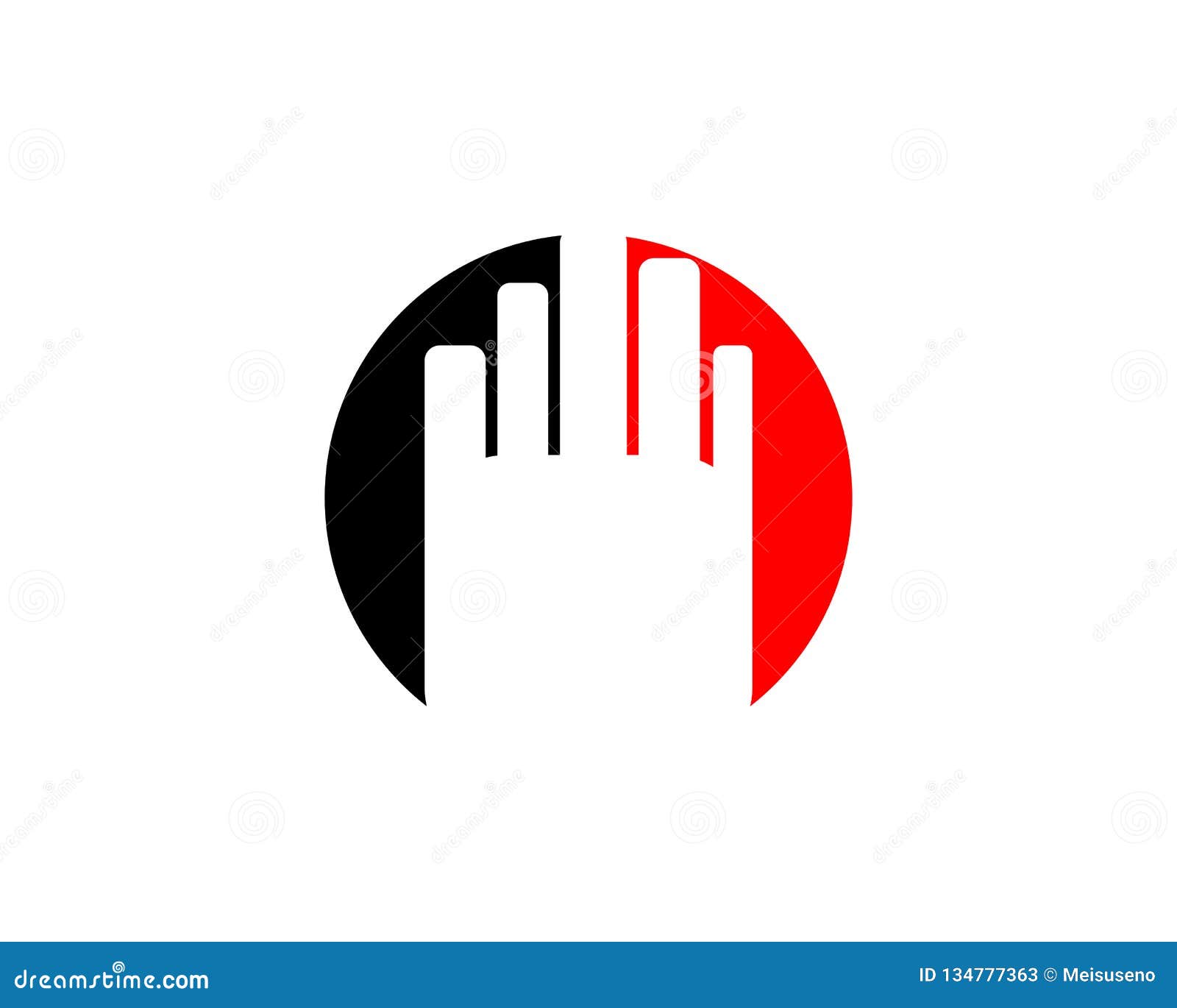 Stop Hand Logo Vector stock vector. Illustration of nature - 134777363