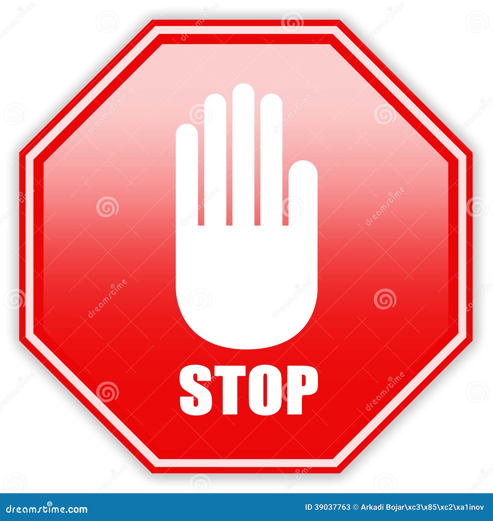 Stop Hand Sign Stock Illustration - Image: 39037763 Stop Hand Sign Stock Illustration - Image: 39037763