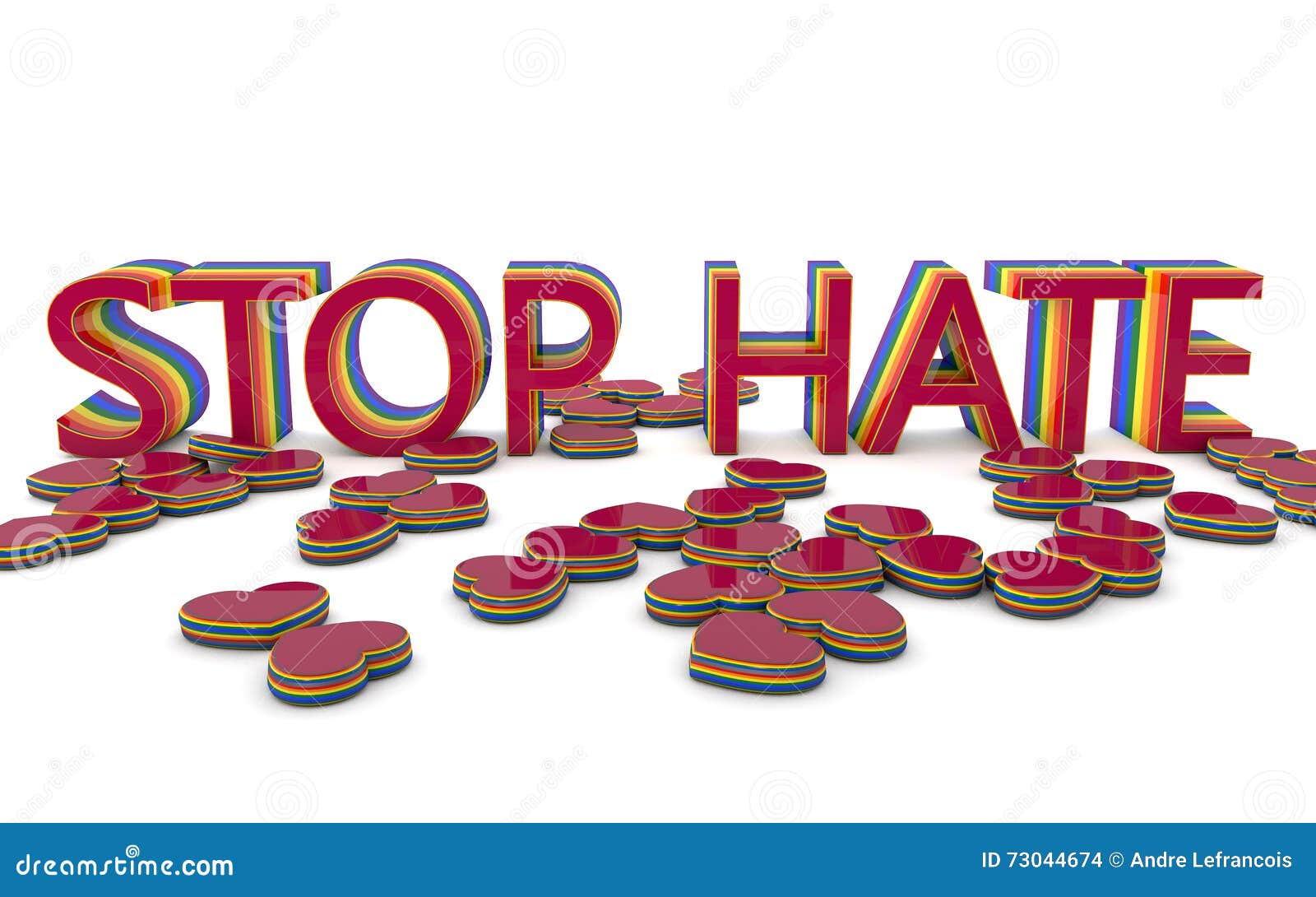 Stop Hate Crimes stock illustration. Illustration of crimes - 73044674