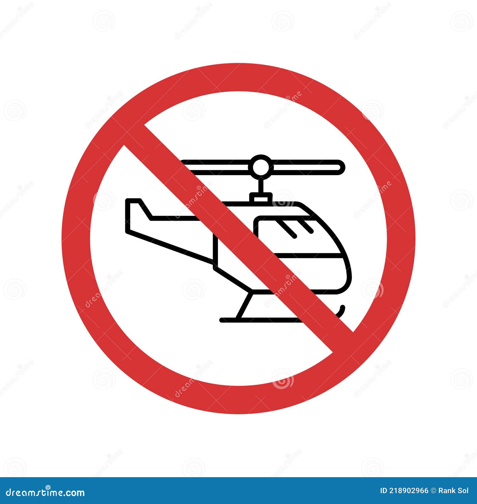 Stop Helicopter Isolated Vector Icon Which Can Easily Modify or Edit ...