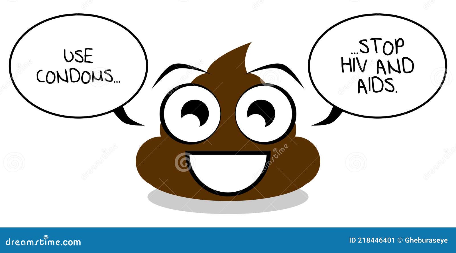 Stop Hiv And Aids Promotional Image Prevention Isolated Stock Vector Illustration Of