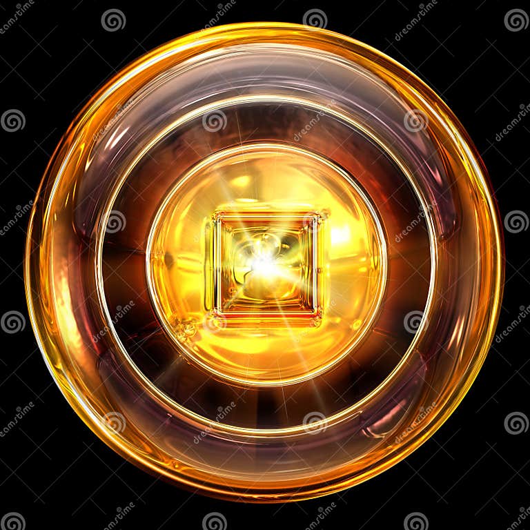 Stop icon amber stock illustration. Illustration of stop - 292585037