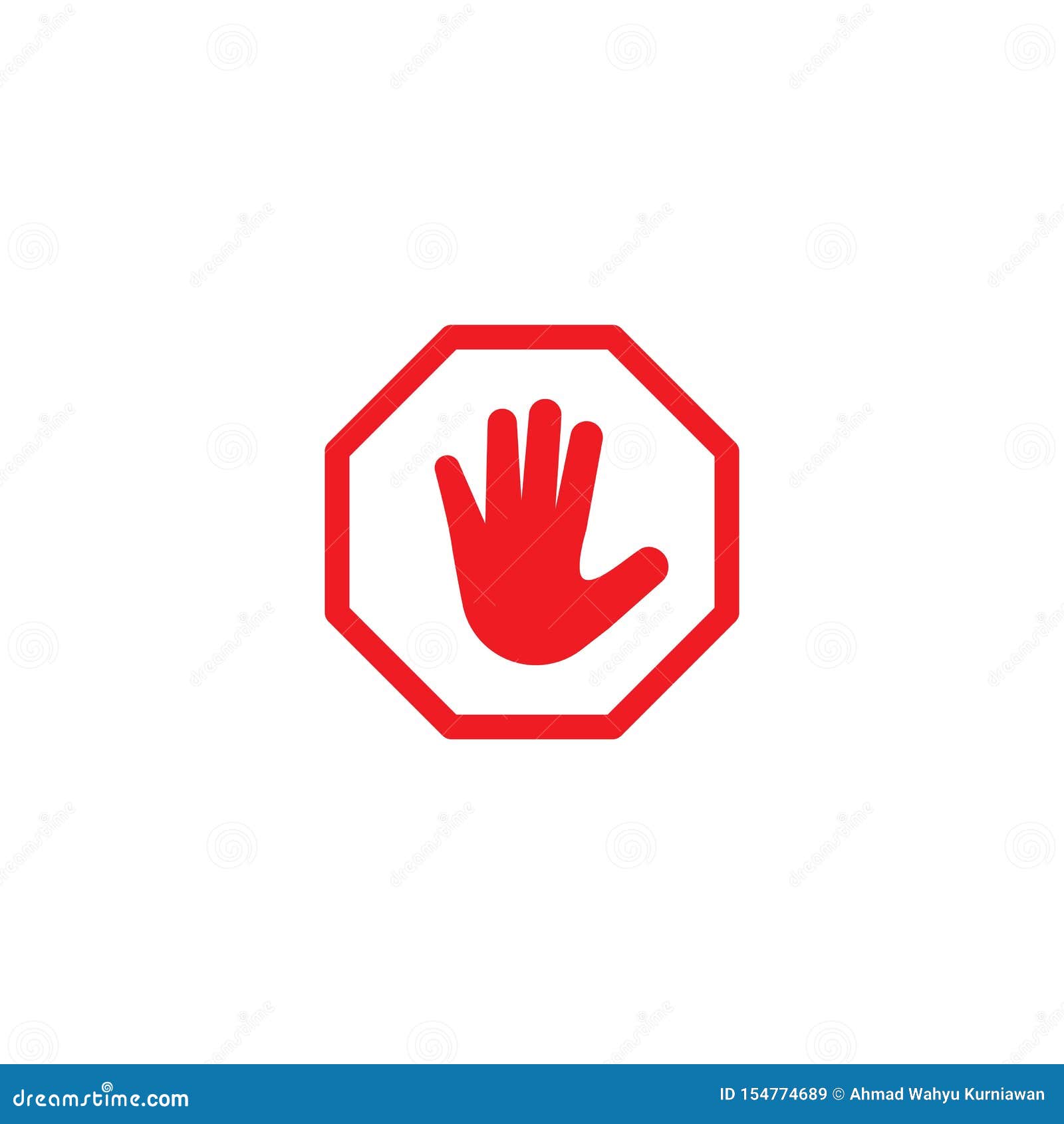 Adblock Isolated Vector Icon That Can Be Easily Edit Or Modified ...