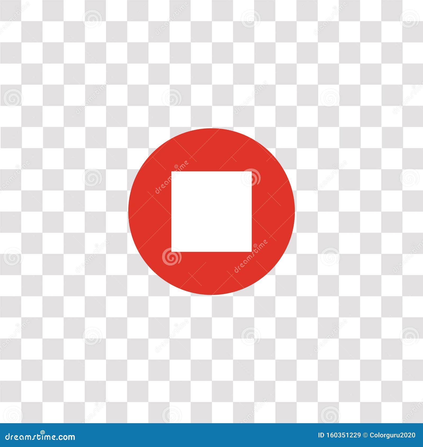 Stop Icon Sign and Symbol. Stop Color Icon for Website Design and ...