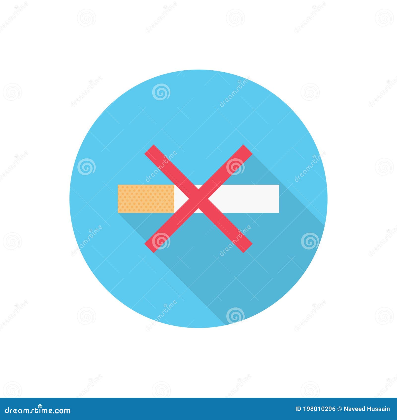 Stop Vector Flat Colour Icon Stock Vector - Illustration of stop ...