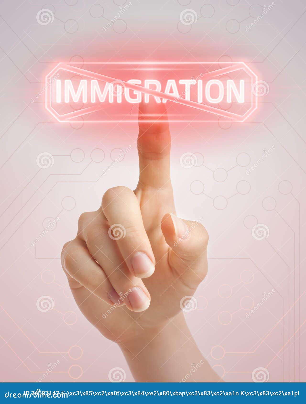 Stop immigration stock image. Image of political, politics - 76587147