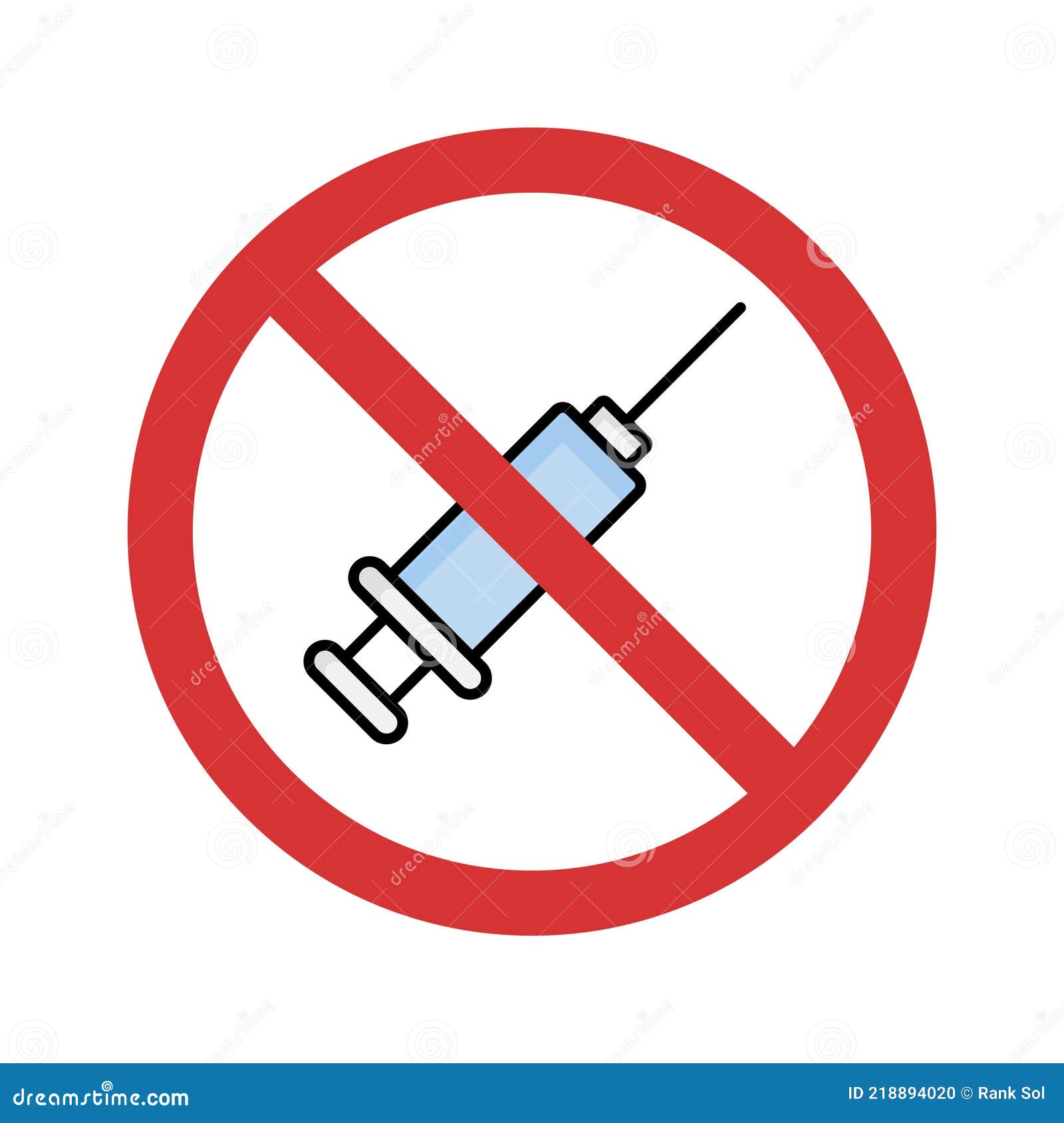 Stop Injection Isolated Vector Icon Which Can Easily Modify or Edit ...