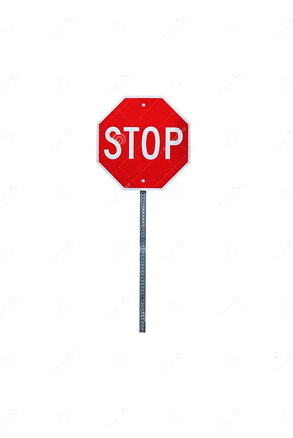STOP Isolated Sign Post stock photo. Image of stop, bold - 15615184