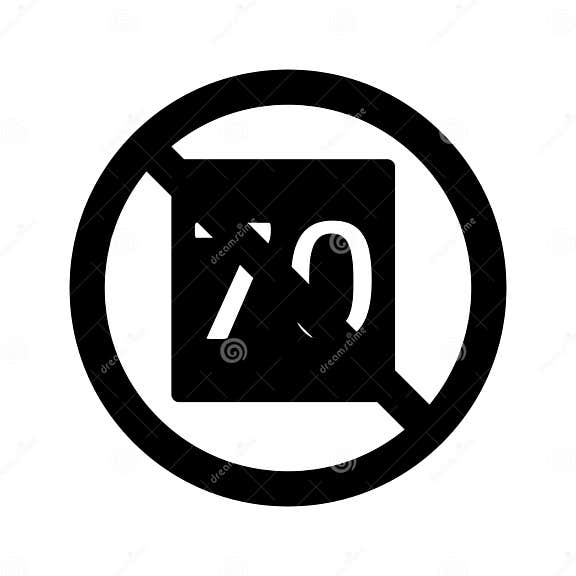 Stop 70 Isolated Vector Icon Which Can Easily Modify or Edit Stock ...