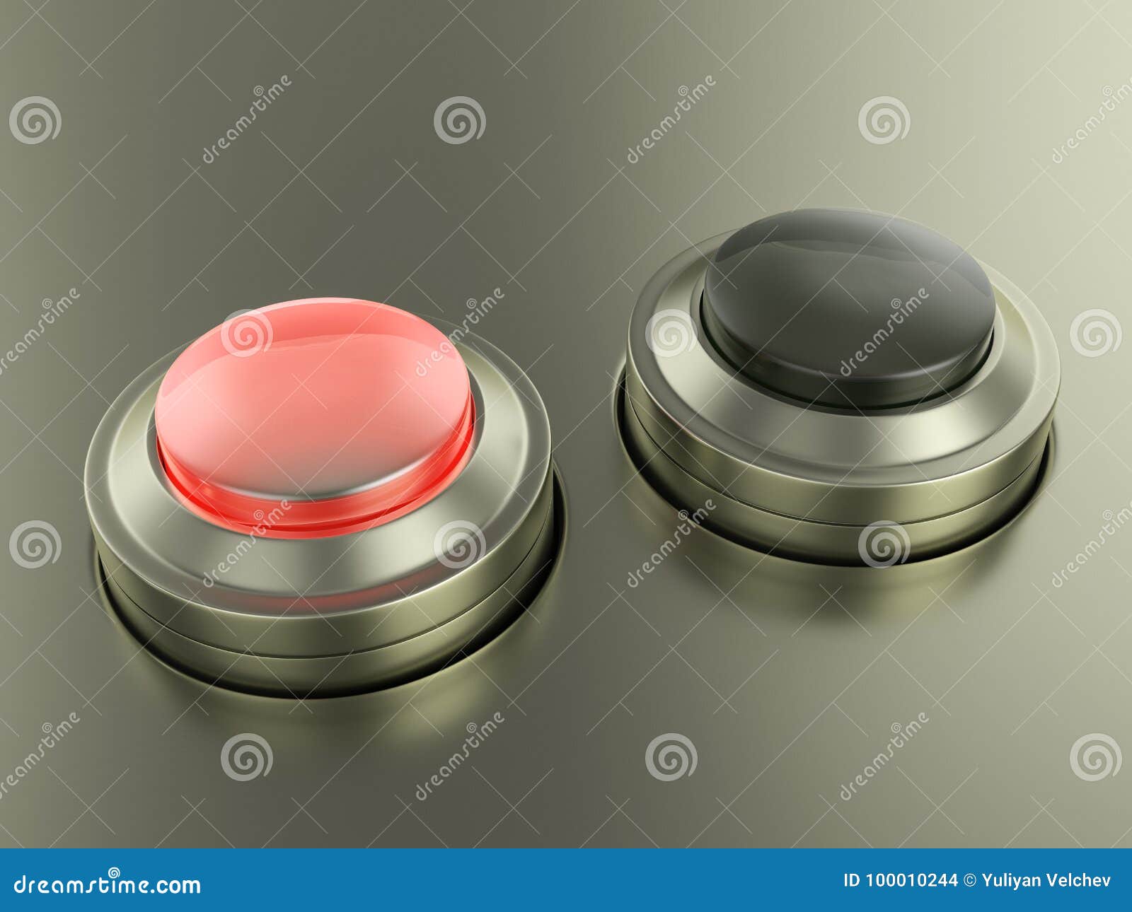 Stop knob stock illustration. Illustration of power - 100010244