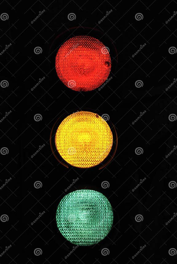 Stop Light 2 stock image. Image of signal, yellow, flens - 4337483