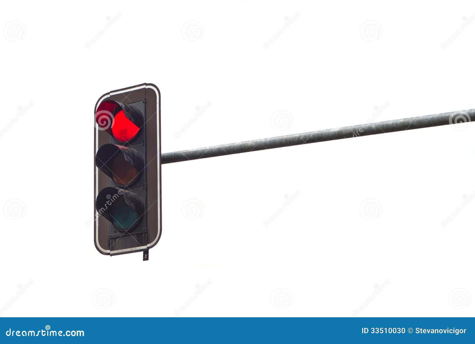 Stop Light, the Red Traffic Light Stock Photo - Image of semaphore ...