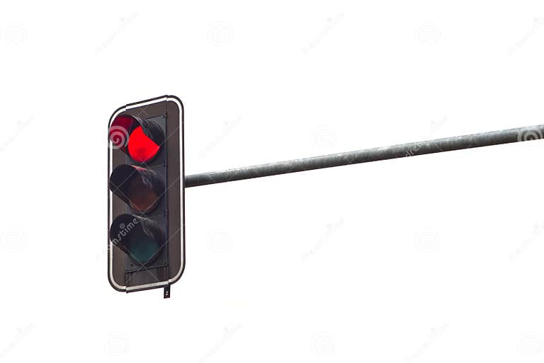 Stop Light, the Red Traffic Light Stock Photo - Image of semaphore ...