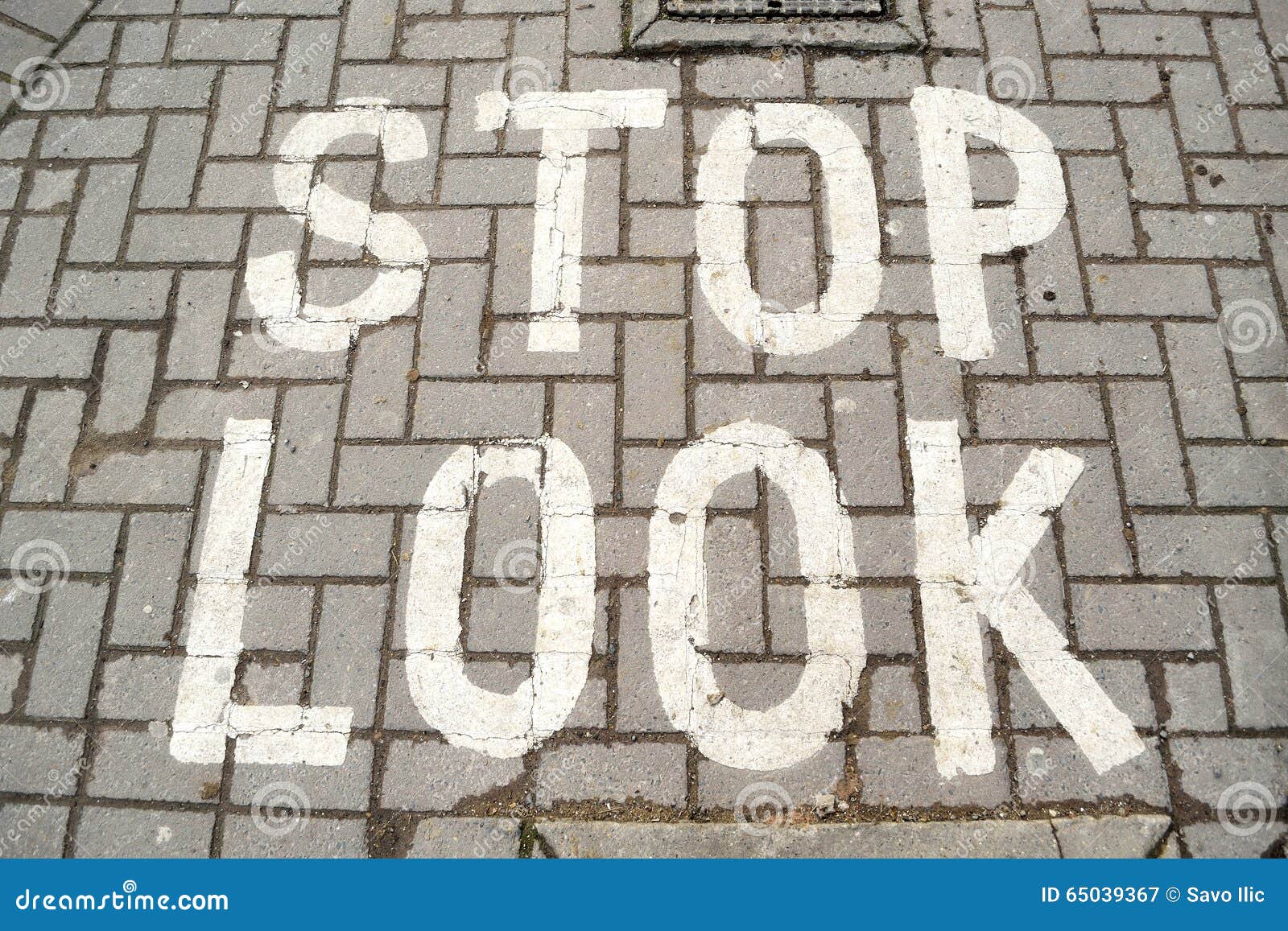Stop Look stock image. Image of patterns, exterior, caution - 65039367