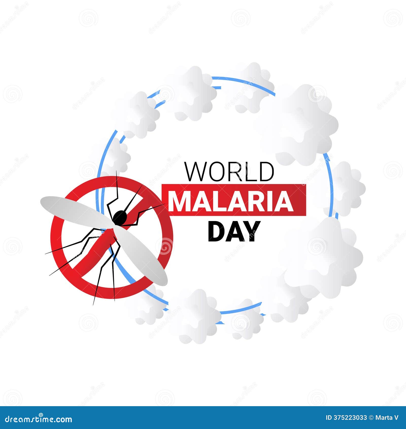 Stop Malaria. Collection Symbol Or Sign Stop Malaria Vector ...