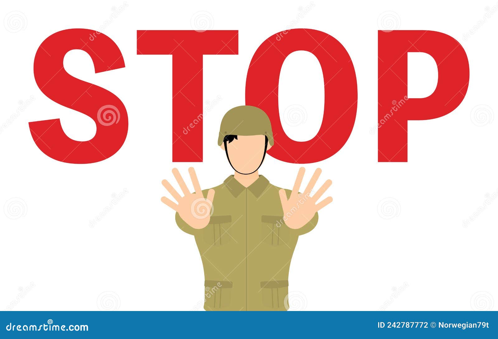 STOP stock illustration. Illustration of conflict, halt - 242787772
