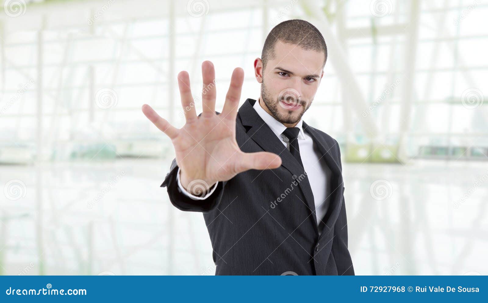 Stop man stock photo. Image of product, concept, facing - 72927968