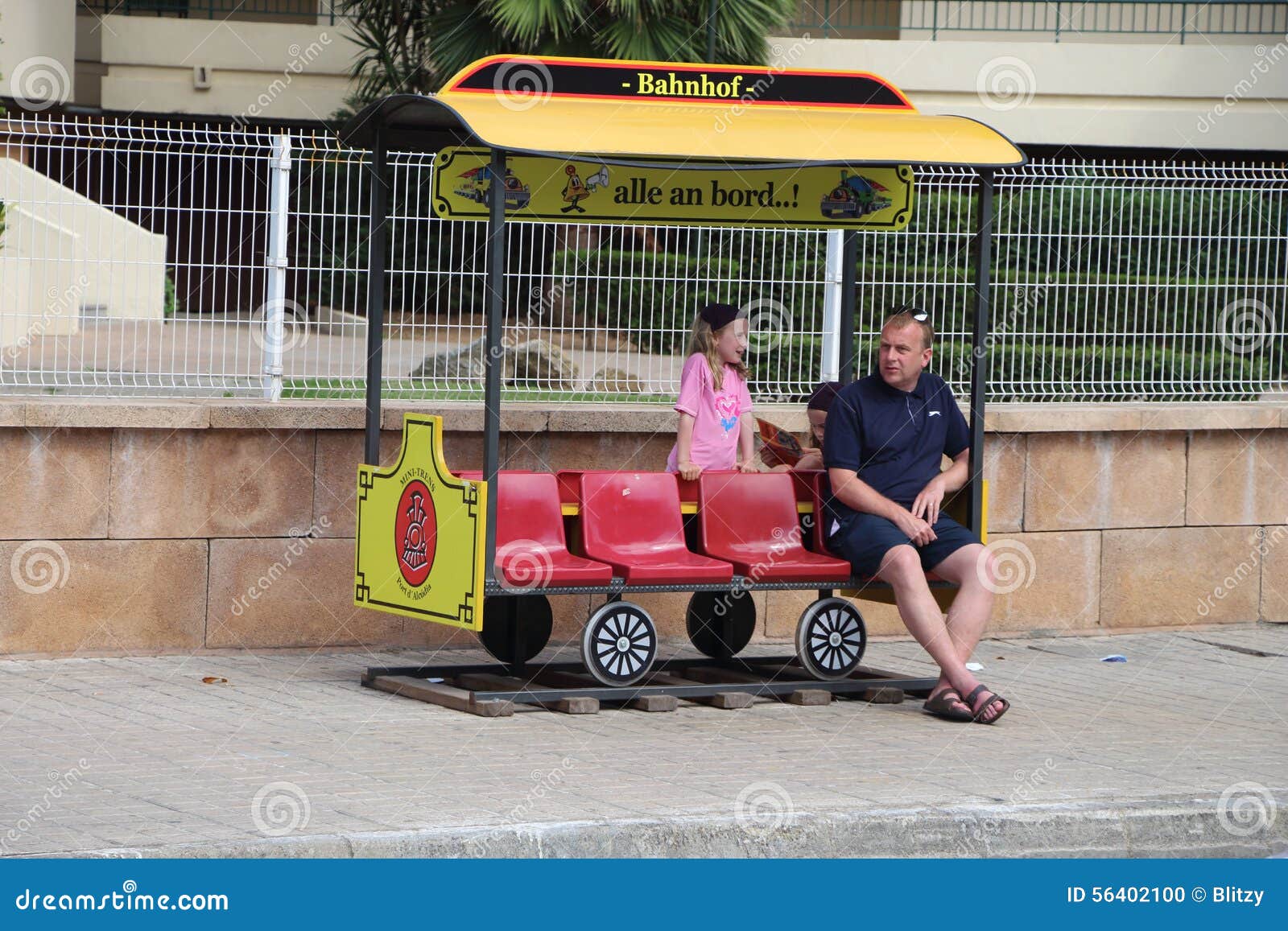 Stop For The Mini Train Bus Editorial Image | CartoonDealer.com #56402100