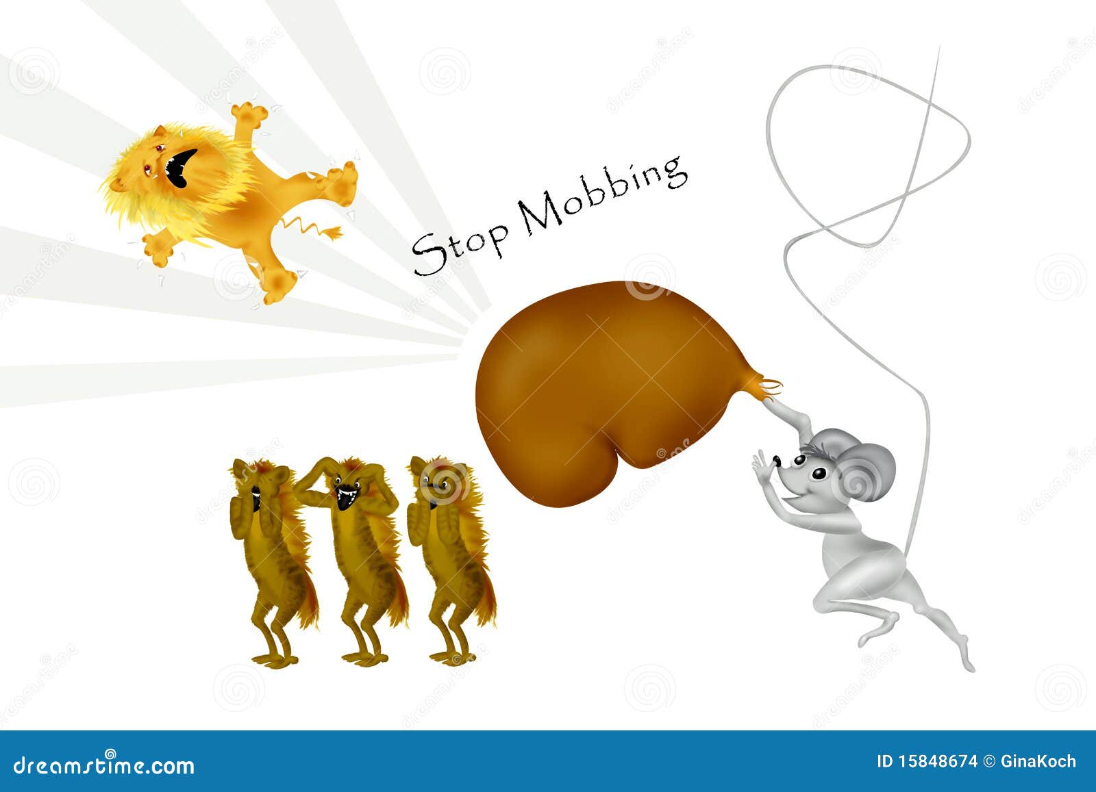 Stop Mobbing, Bullying Trolling Vector | CartoonDealer.com #226639656